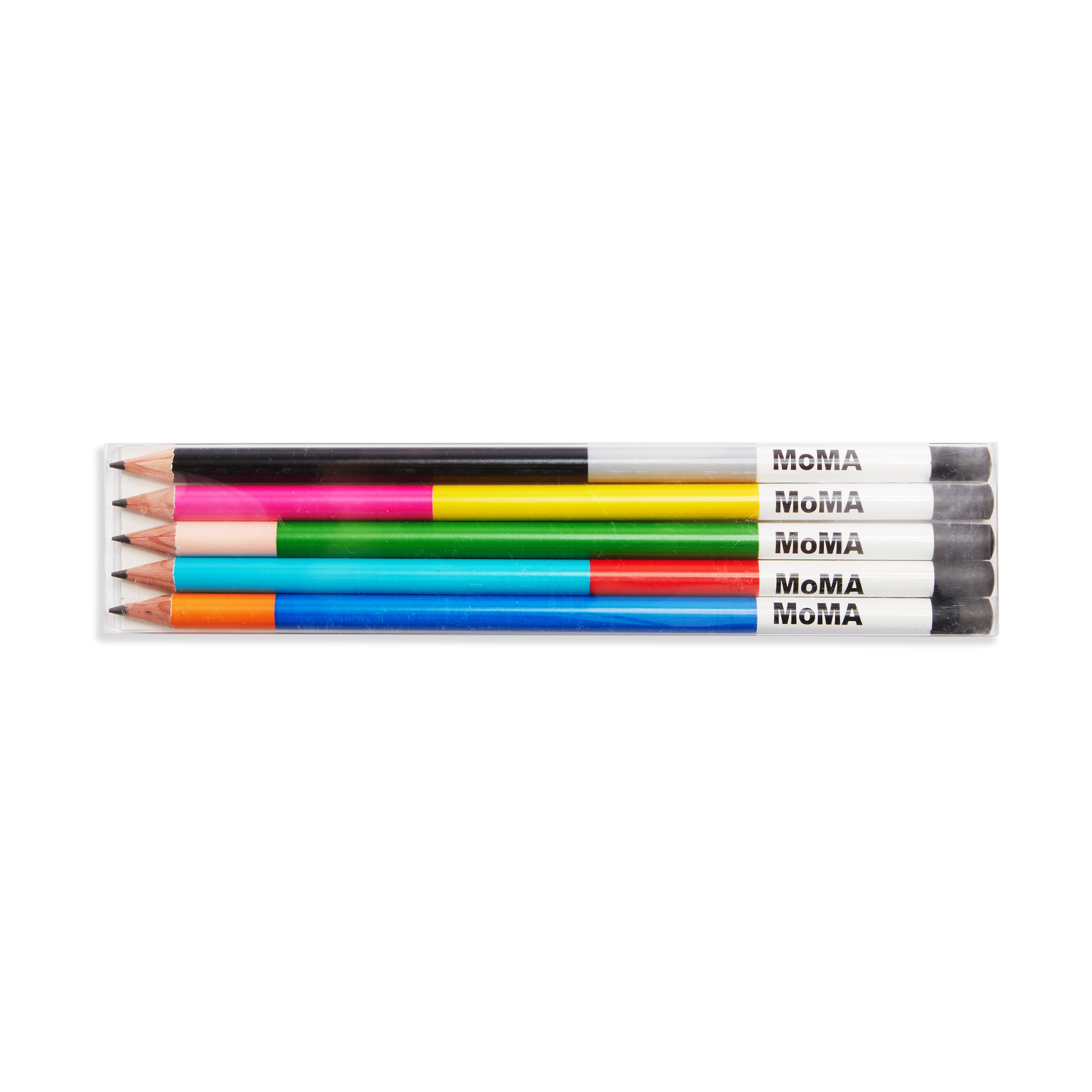 MoMA Logo Pencils Set Of 5 MoMA Design Store moma-logo-pencils-set-of-5-moma-design-store