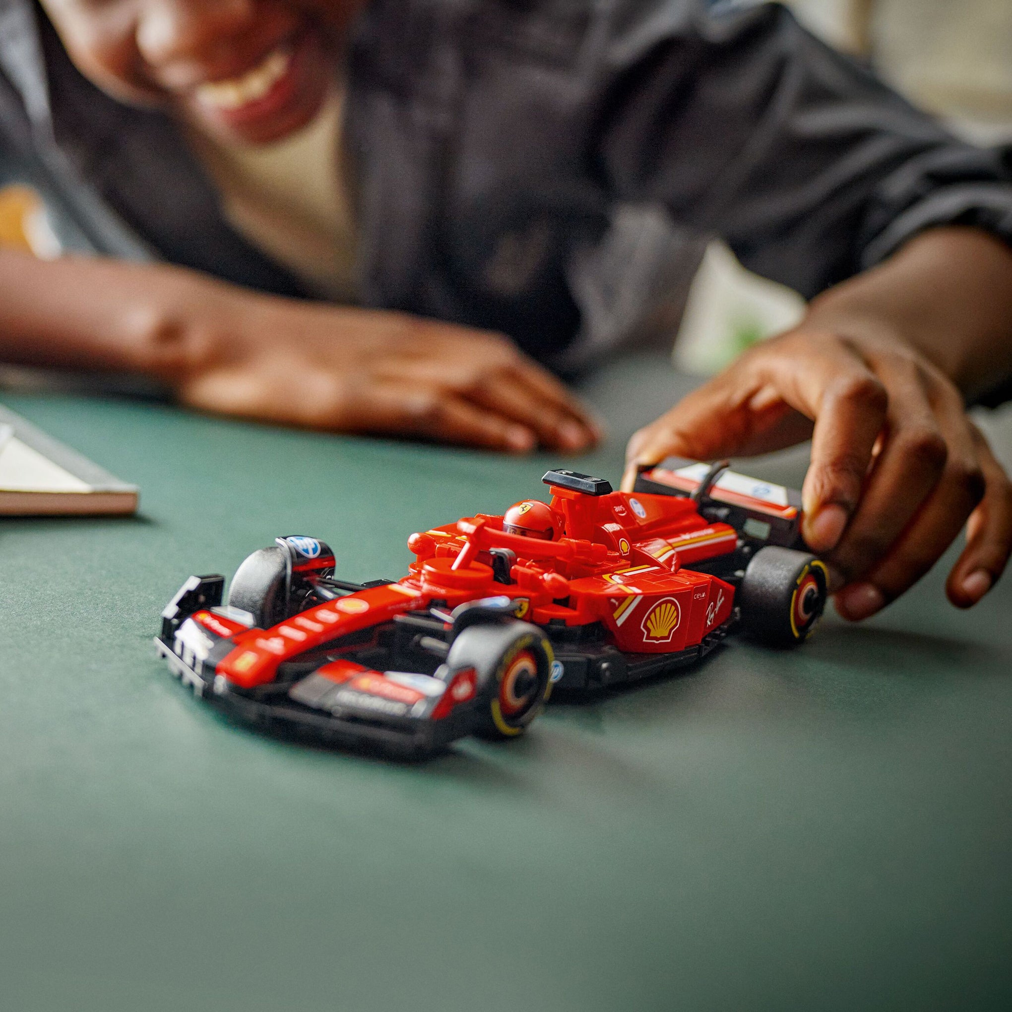 LEGO® Speed Champions Ferrari SF-24 F1® Race Car & Driver – MoMA Design ...