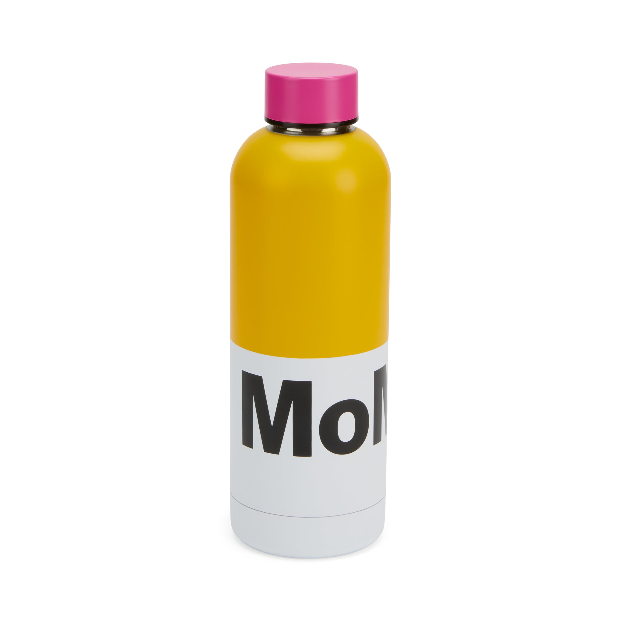 MoMA Logo Water Bottle - Pink/ Yellow – MoMA Design Store