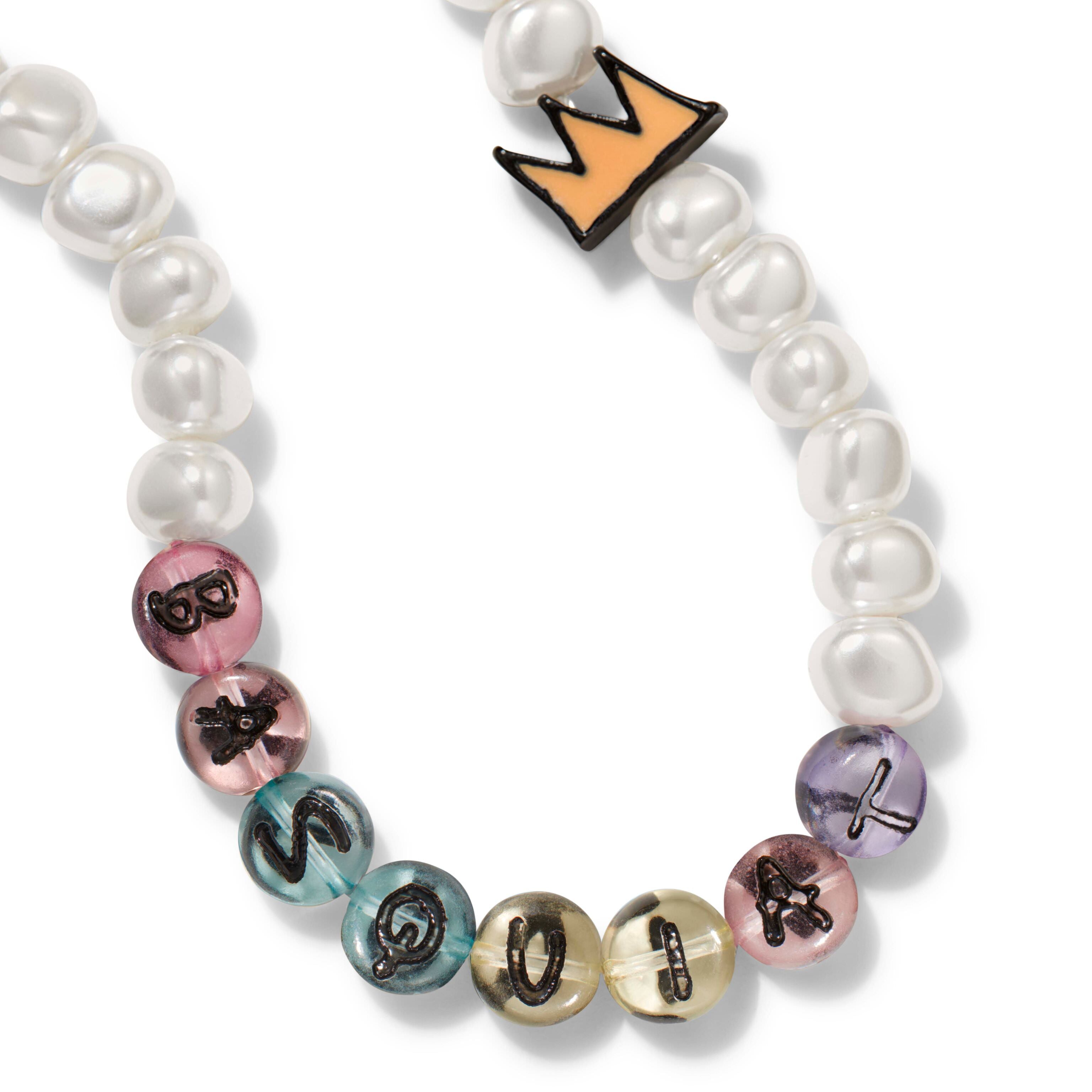 Crystal Haze x Basquiat Bead Necklace - Pearl – MoMA Design Store