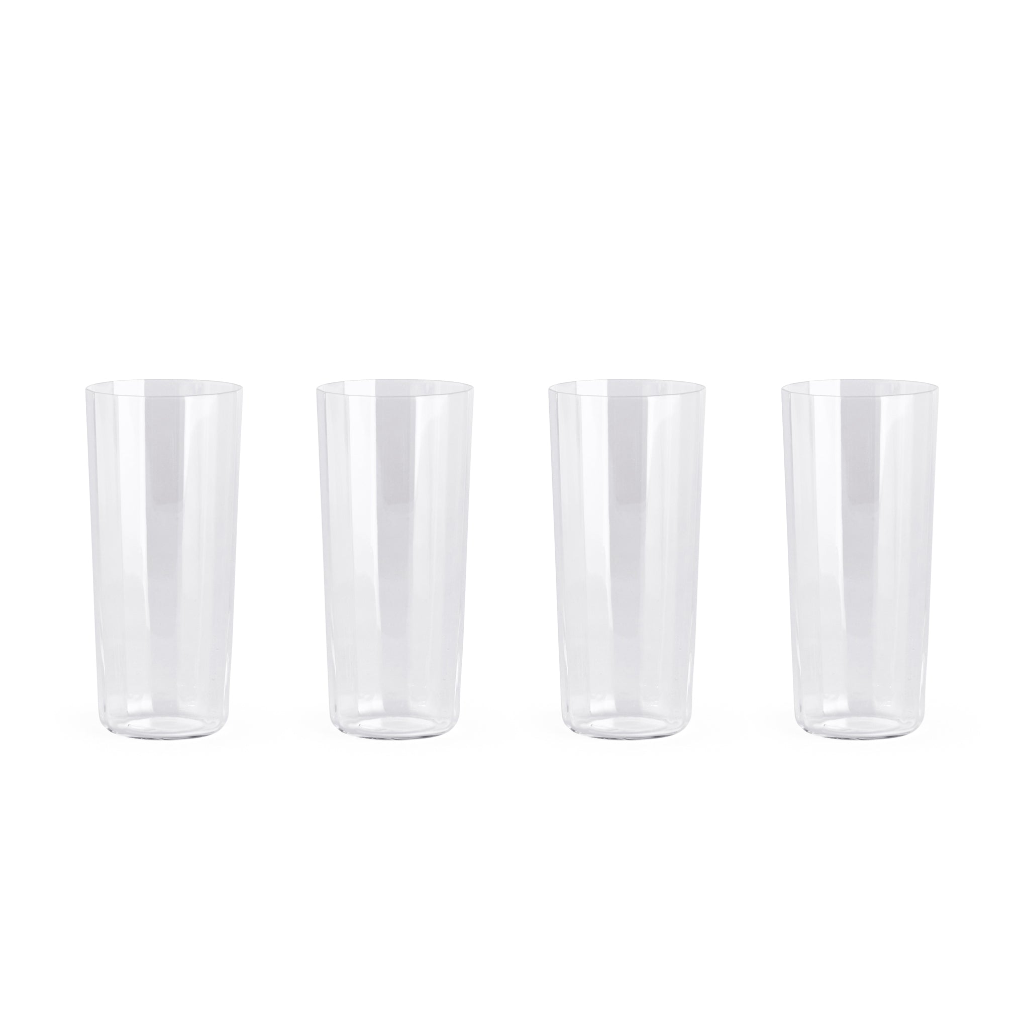 HAY Angle Glasses - Set of 4 - Tall – MoMA Design Store