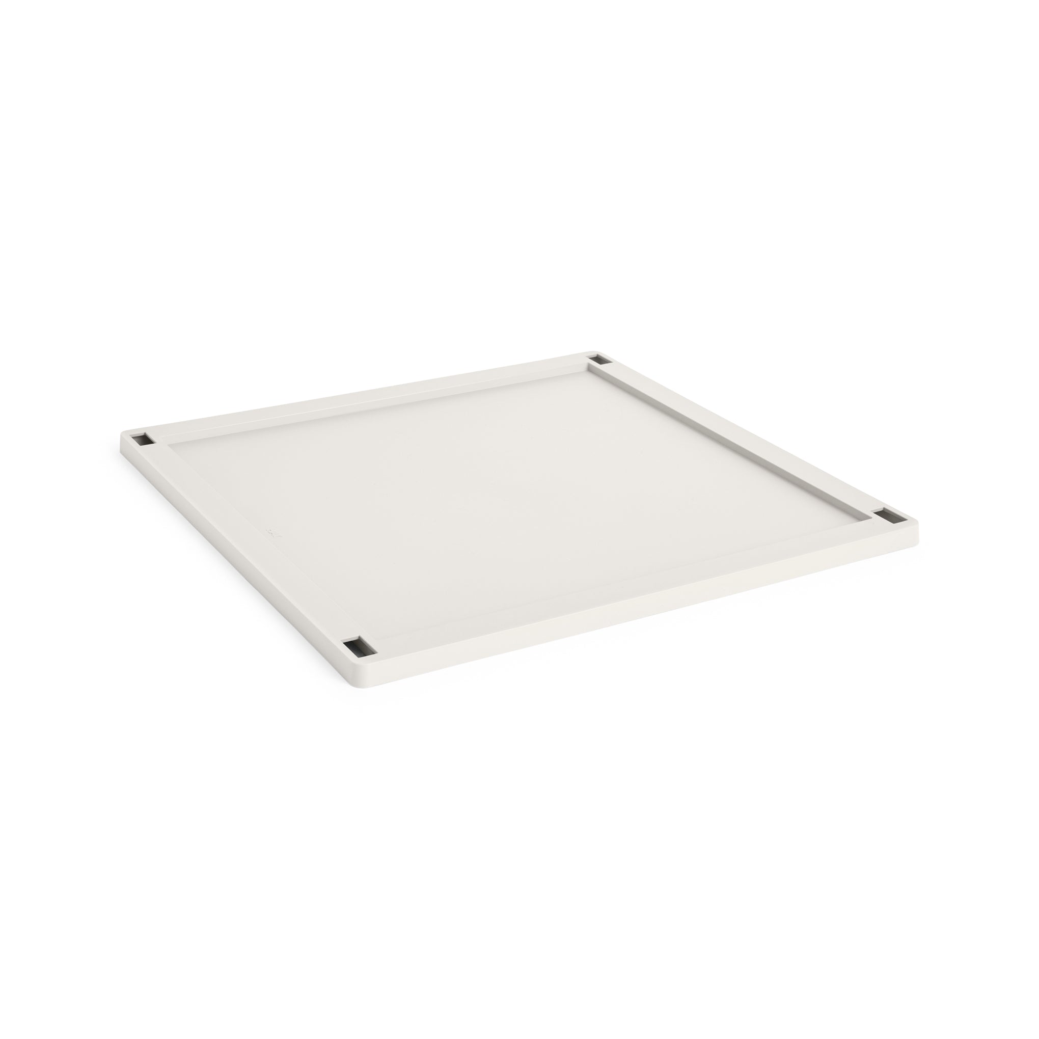 HAY Recycled Storage Bin Collapsible Plastic Lid - Off White – MoMA ...