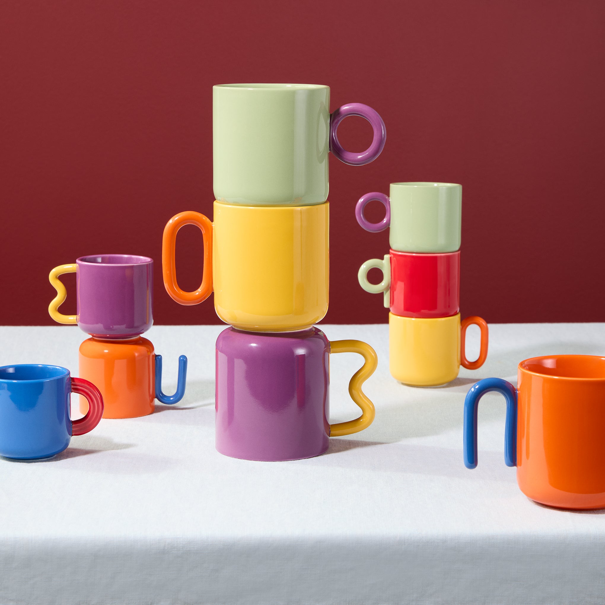 Creative Porcelain Mugs & Espresso Cups - Espresso Cup Set of 6 – MoMA ...