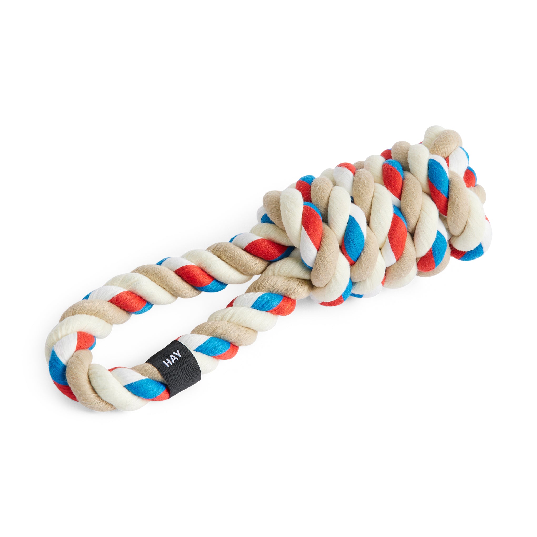 HAY Rope Toy for Dogs in Recycled Polyester - Red/ Turquoise – MoMA ...