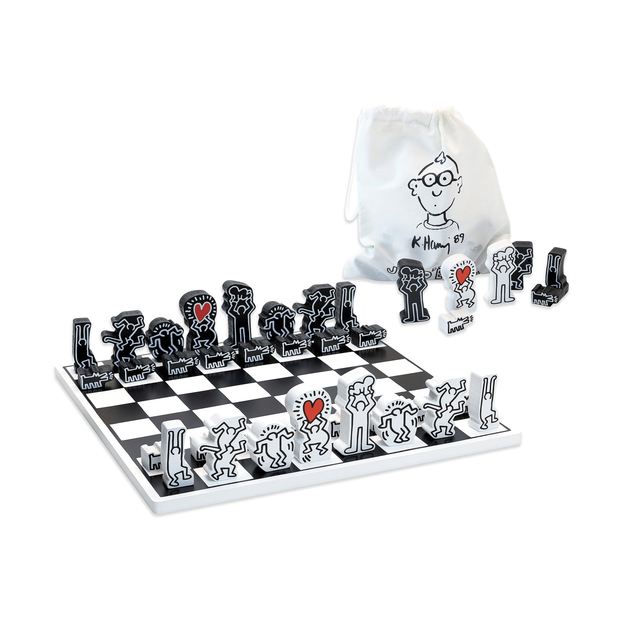 Keith Haring Chess Set – MoMA Design Store