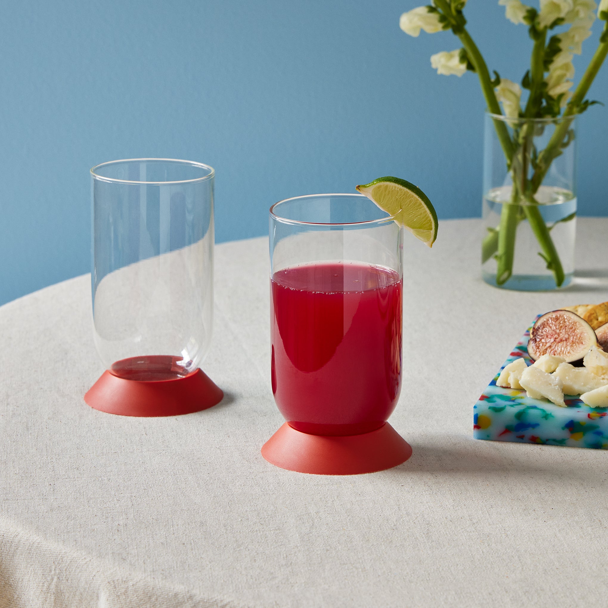 Bodum Oktett Tumblers - Set of 2 - Dark Coral – MoMA Design Store