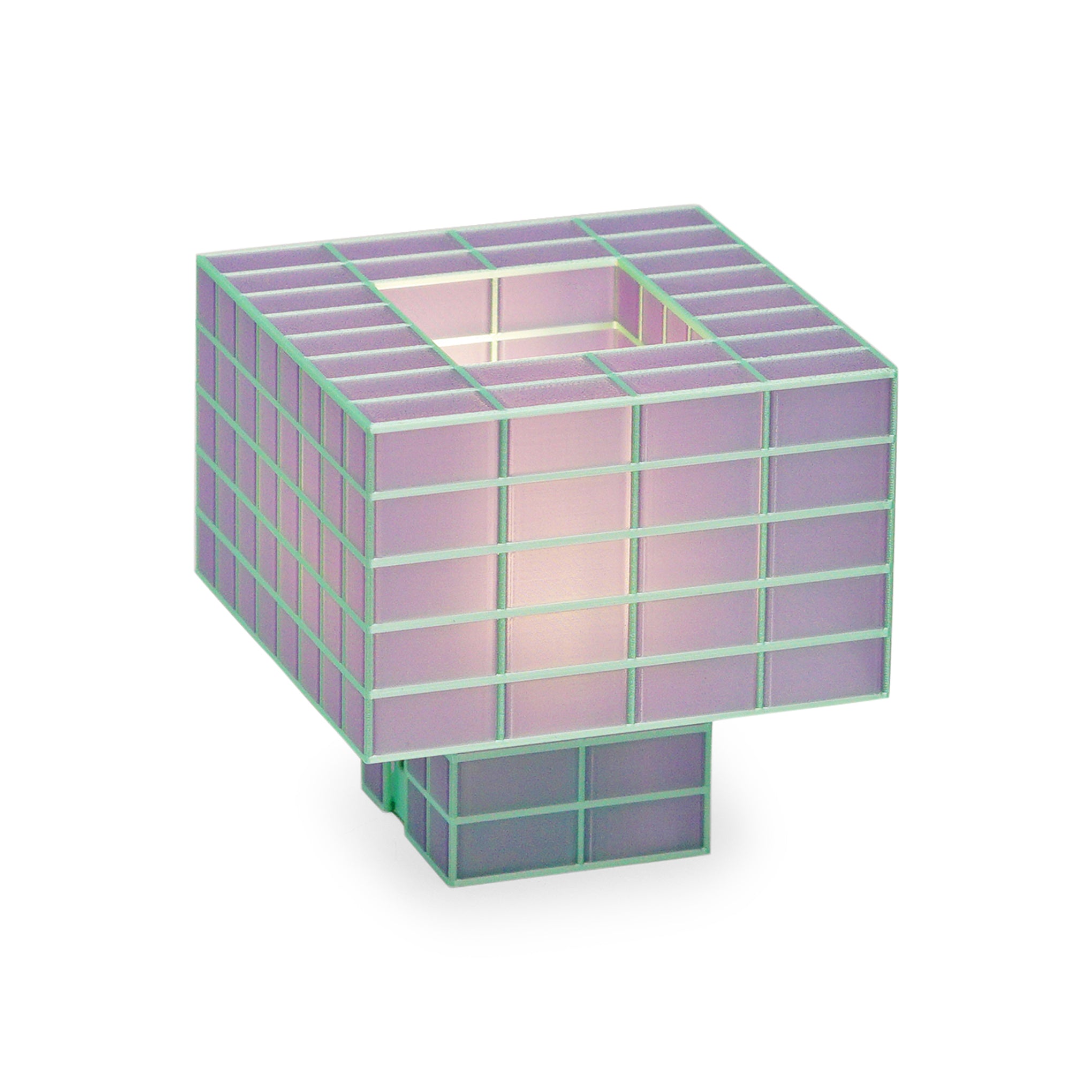 Tesser Portable Lamp - Lavender/ Mint – MoMA Design Store
