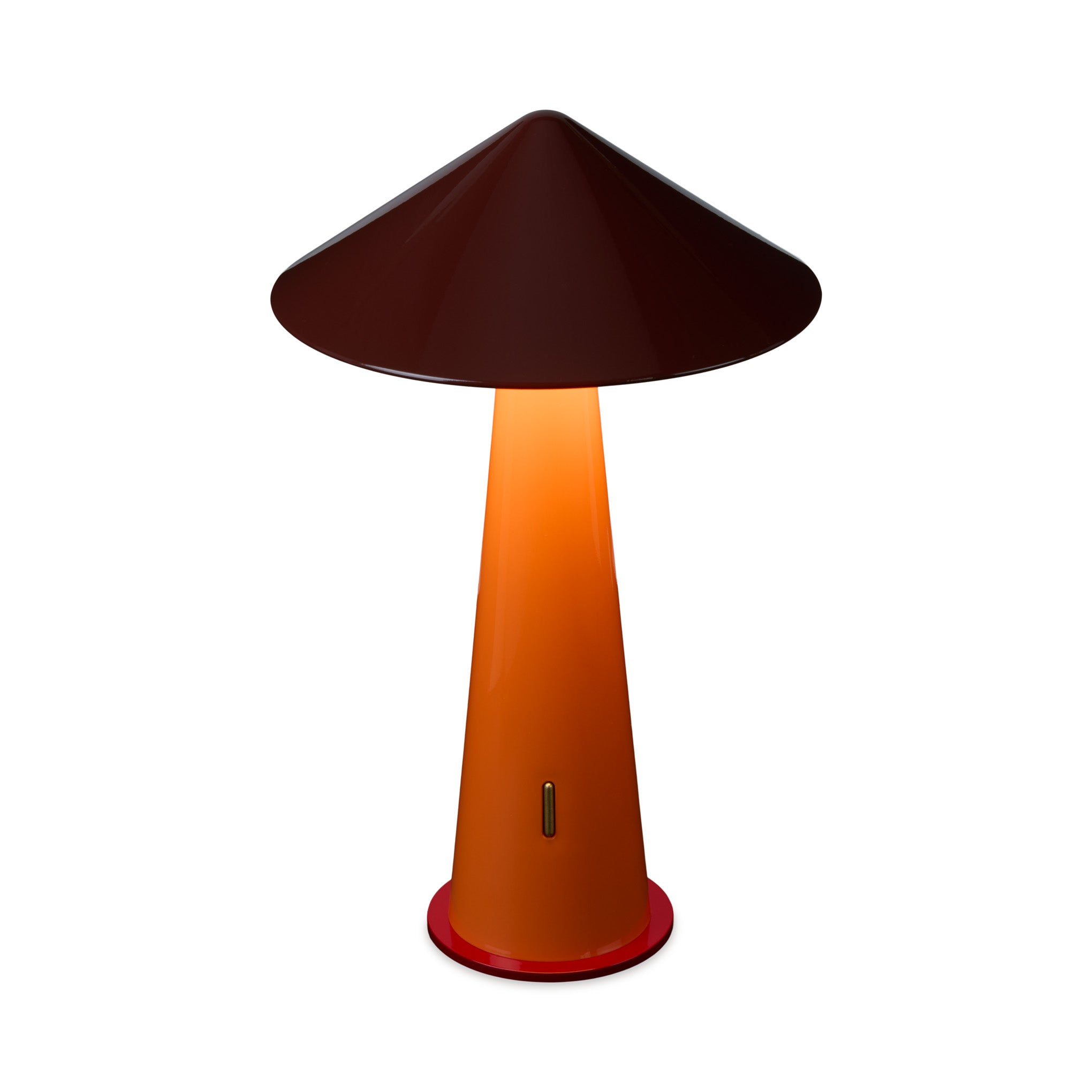 Tipsy Portable Table Lamp - Rustic Red/ Orange – MoMA Design Store