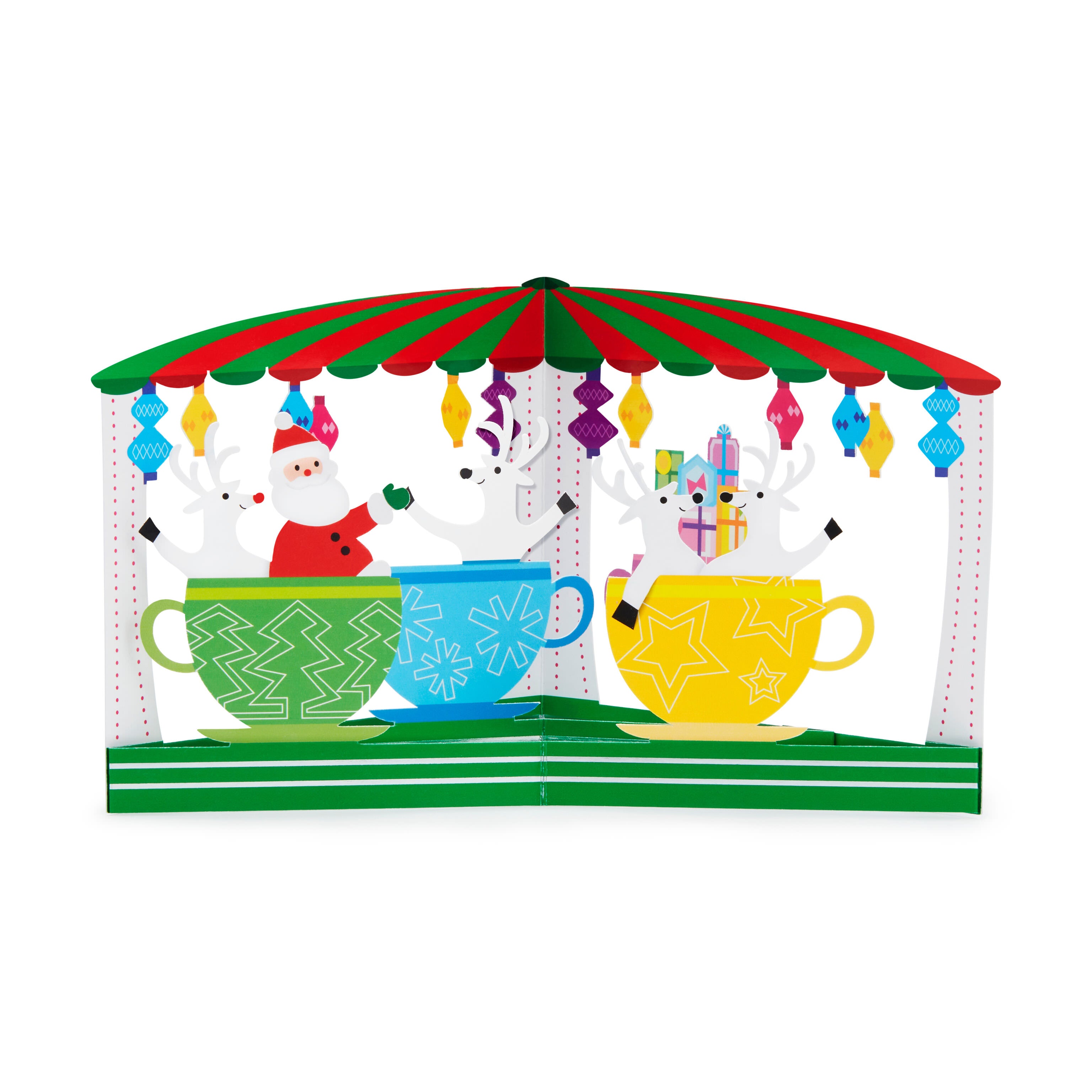 Santa’s Teacups Holiday Pop-Up Cards - Set of 8 – MoMA Design Store