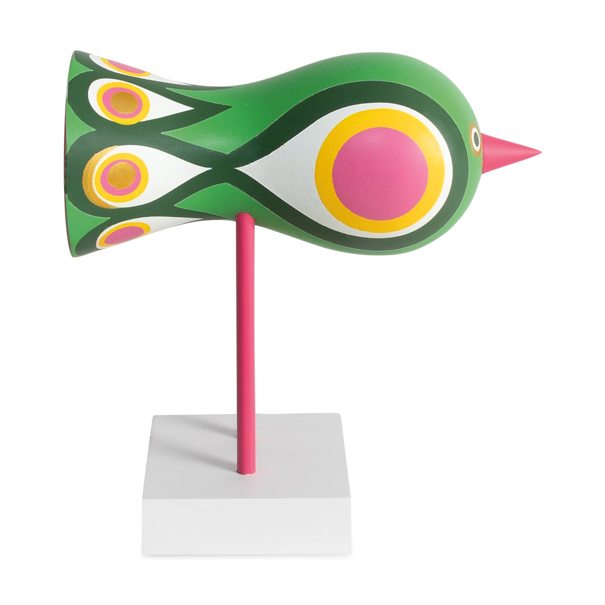 Lisa Larson Wooden Bird Object - White Base – MoMA Design Store