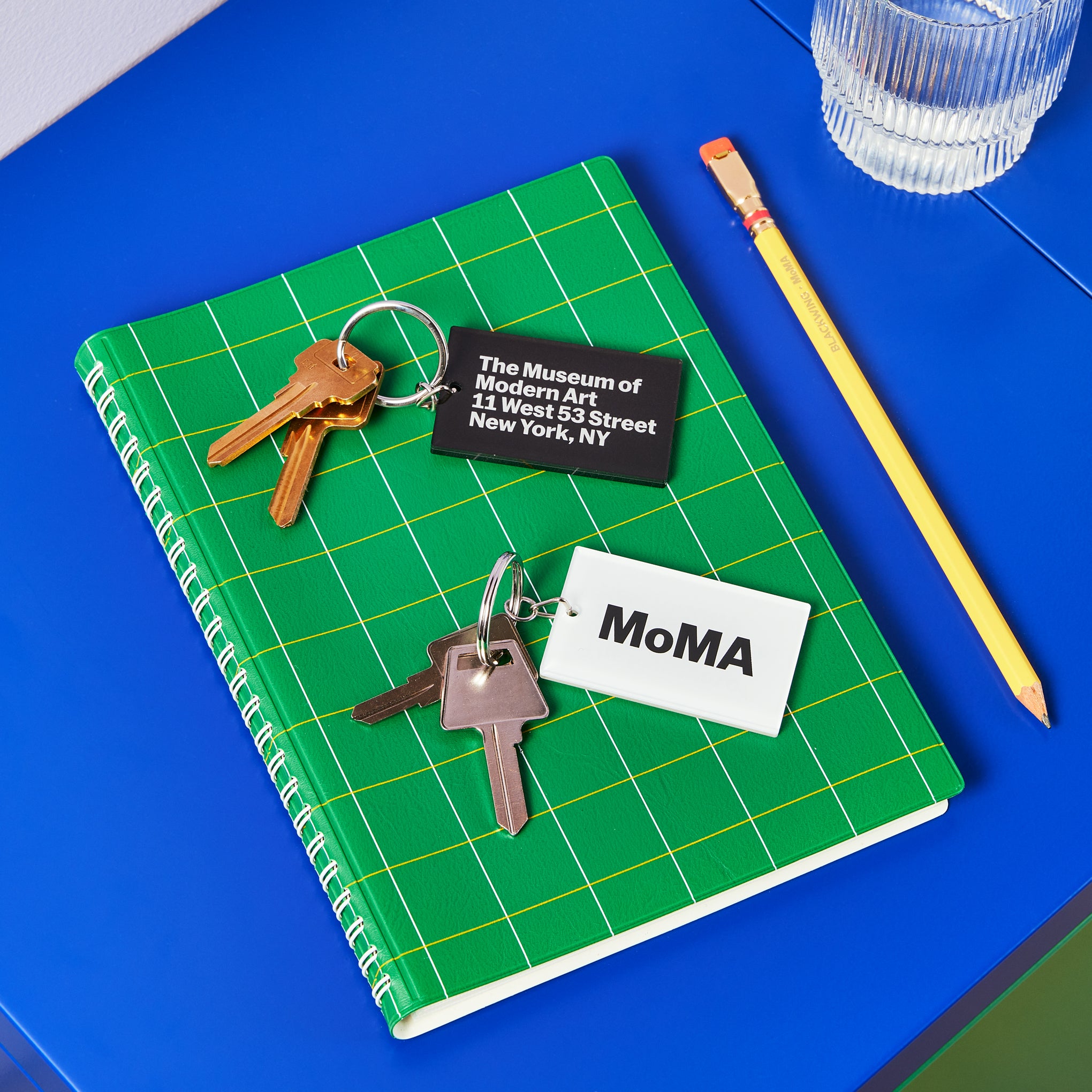 MoMA Acrylic Address Keyring - Black – MoMA Design Store