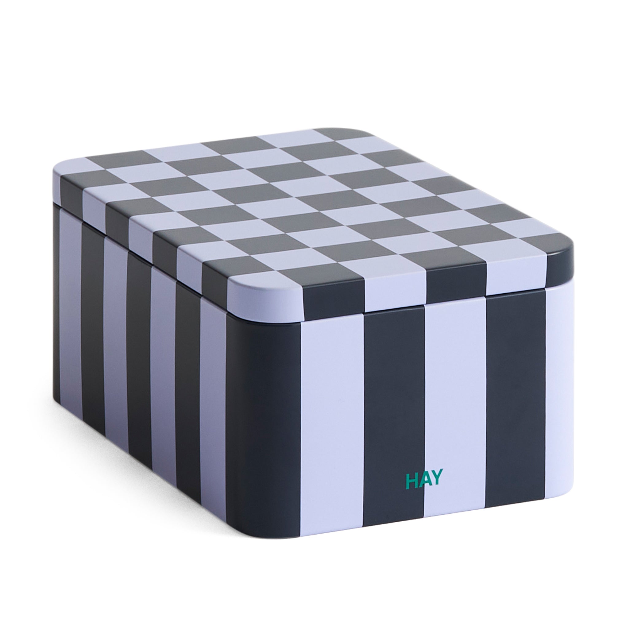 HAY Tin Container - Dark Blue/ Lavendar – MoMA Design Store