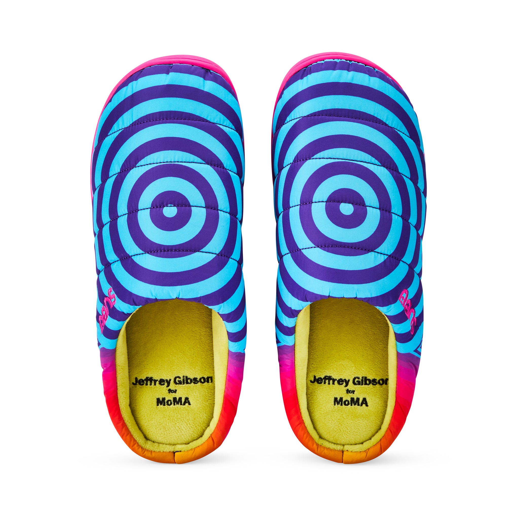 Jeffrey Gibson for MoMA Subu Slippers - Aura Spiral – MoMA Design Store