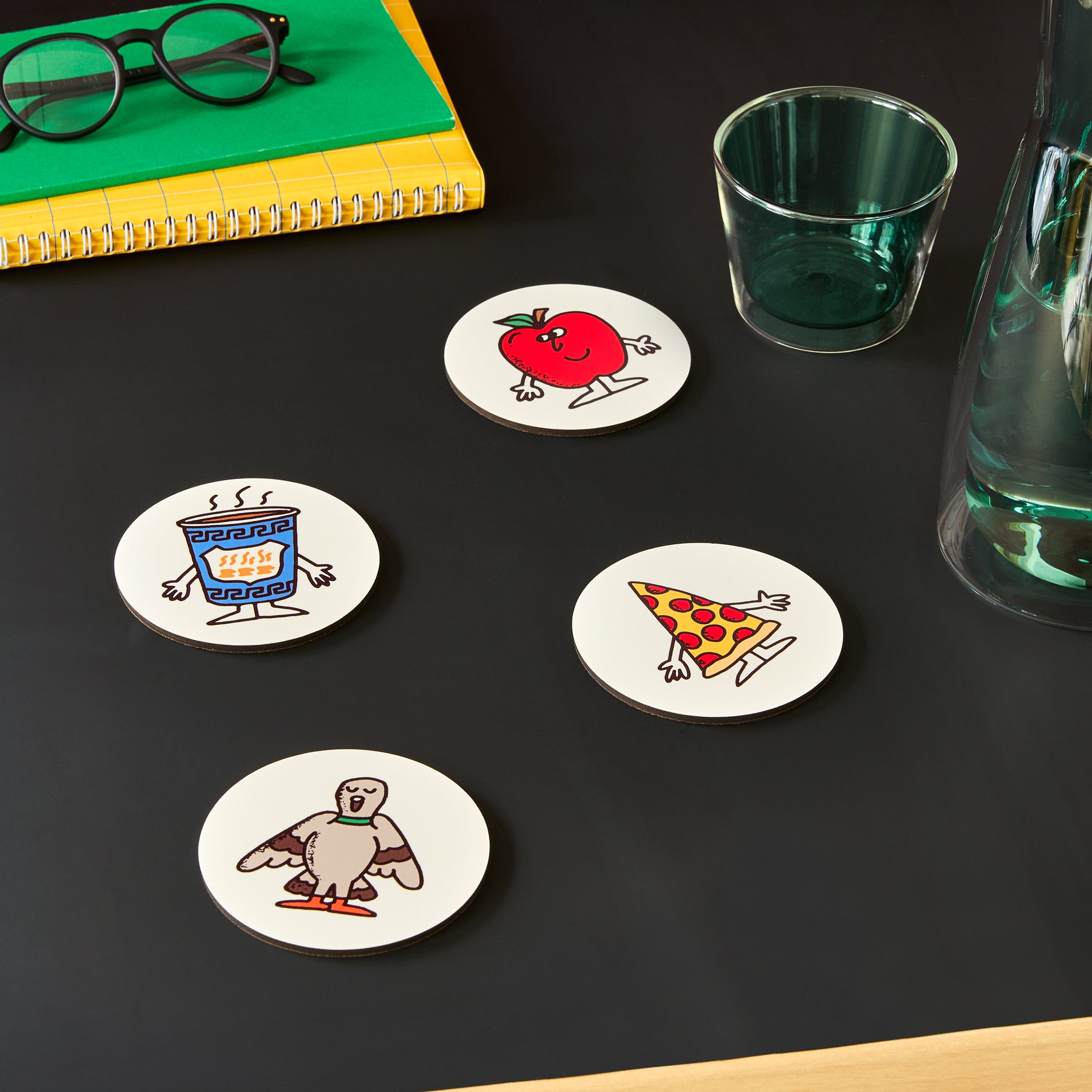 Only NY for MoMA Community of New York Coasters - Set of 4 – MoMA ...