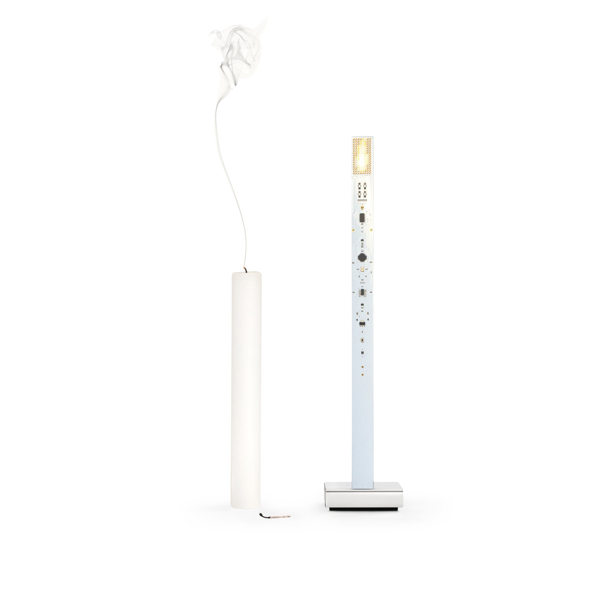 My New Flame Portable LED Lamp - White – MoMA Design Store