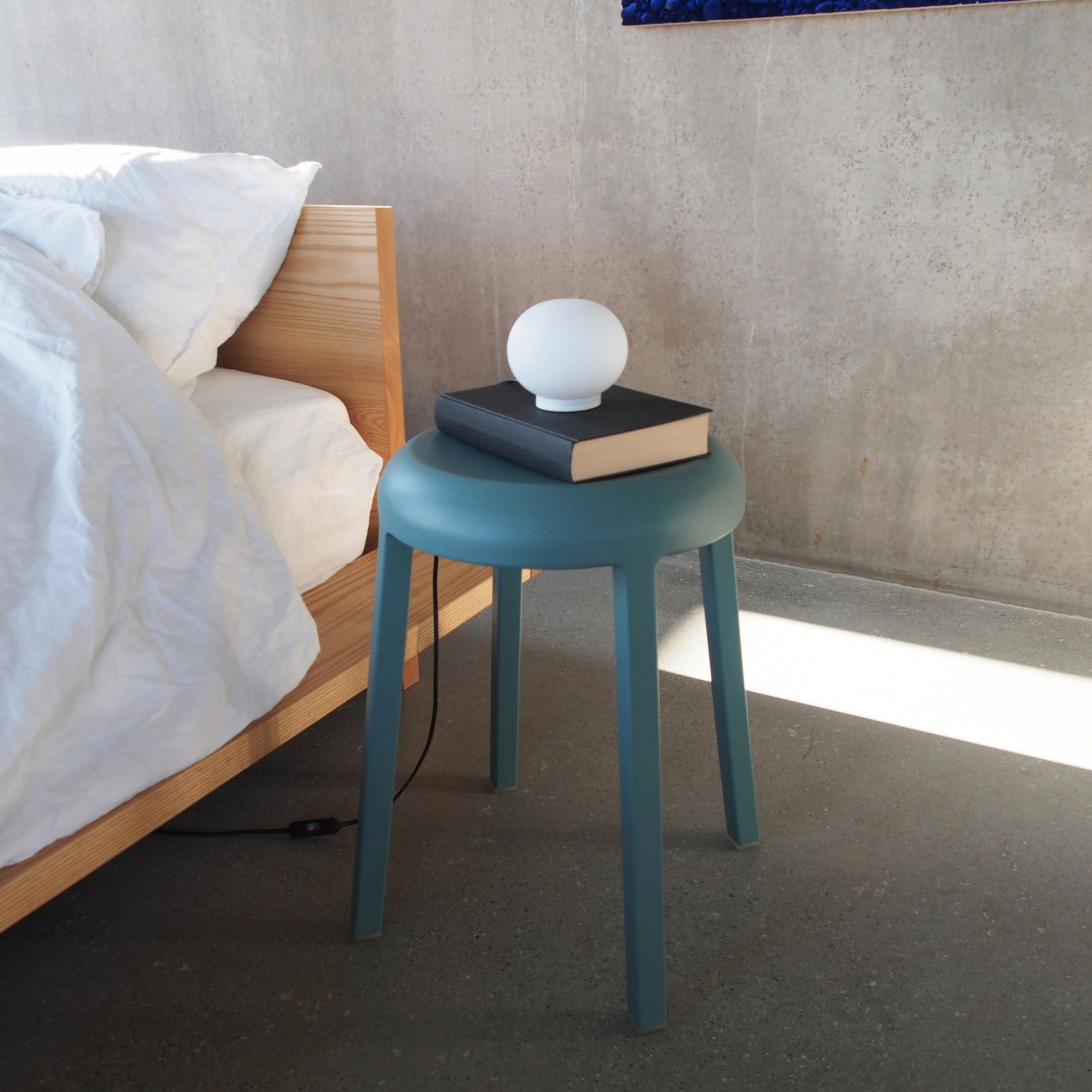 Emeco Za Stool - Light Blue – MoMA Design Store