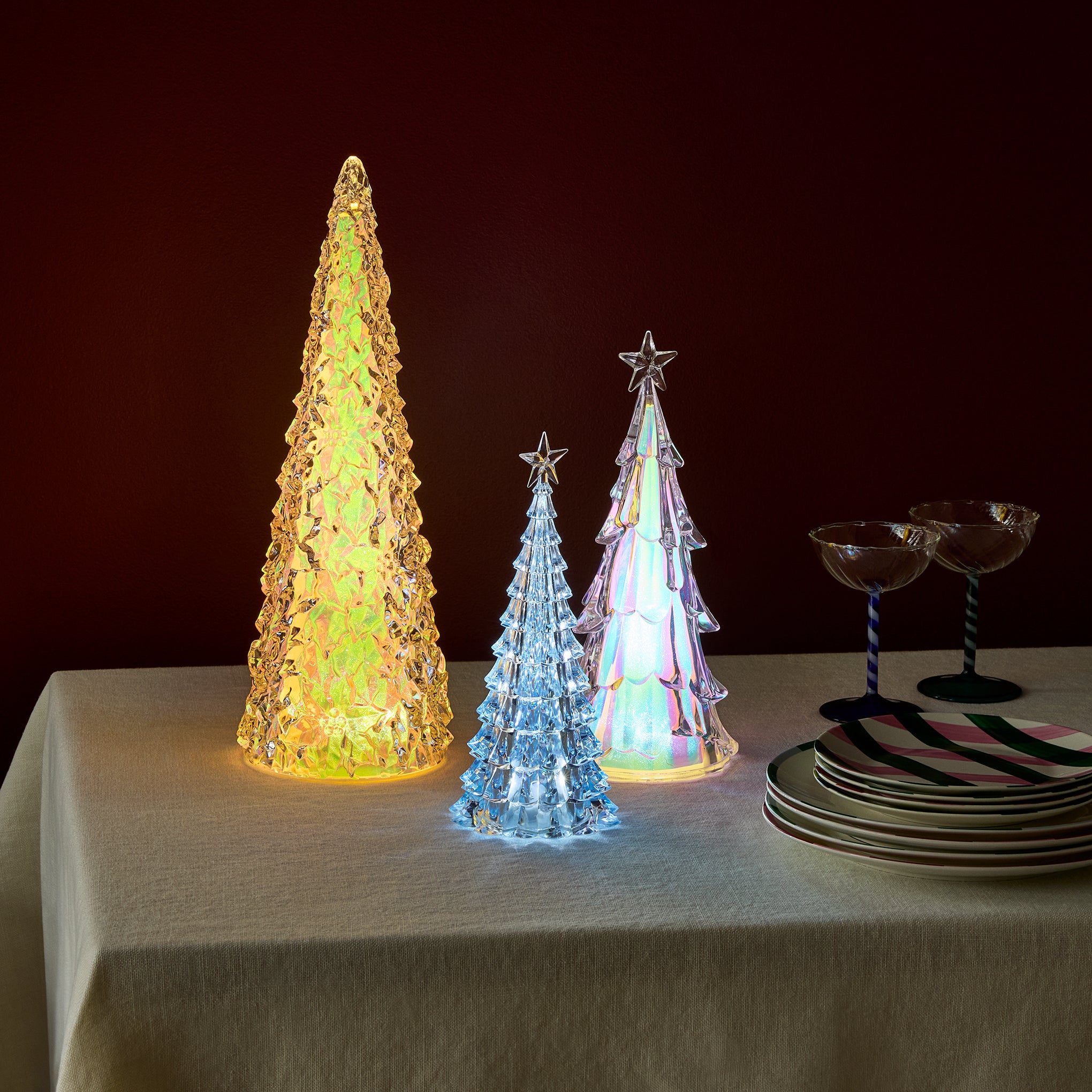Shimmering LED Holiday Tree - Cascade – MoMA Design Store