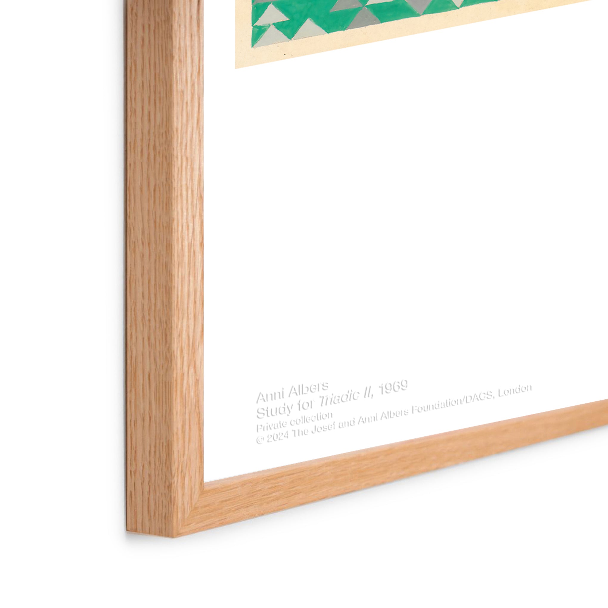 Anni Albers Study for Triadic II Framed Poster – MoMA Design Store