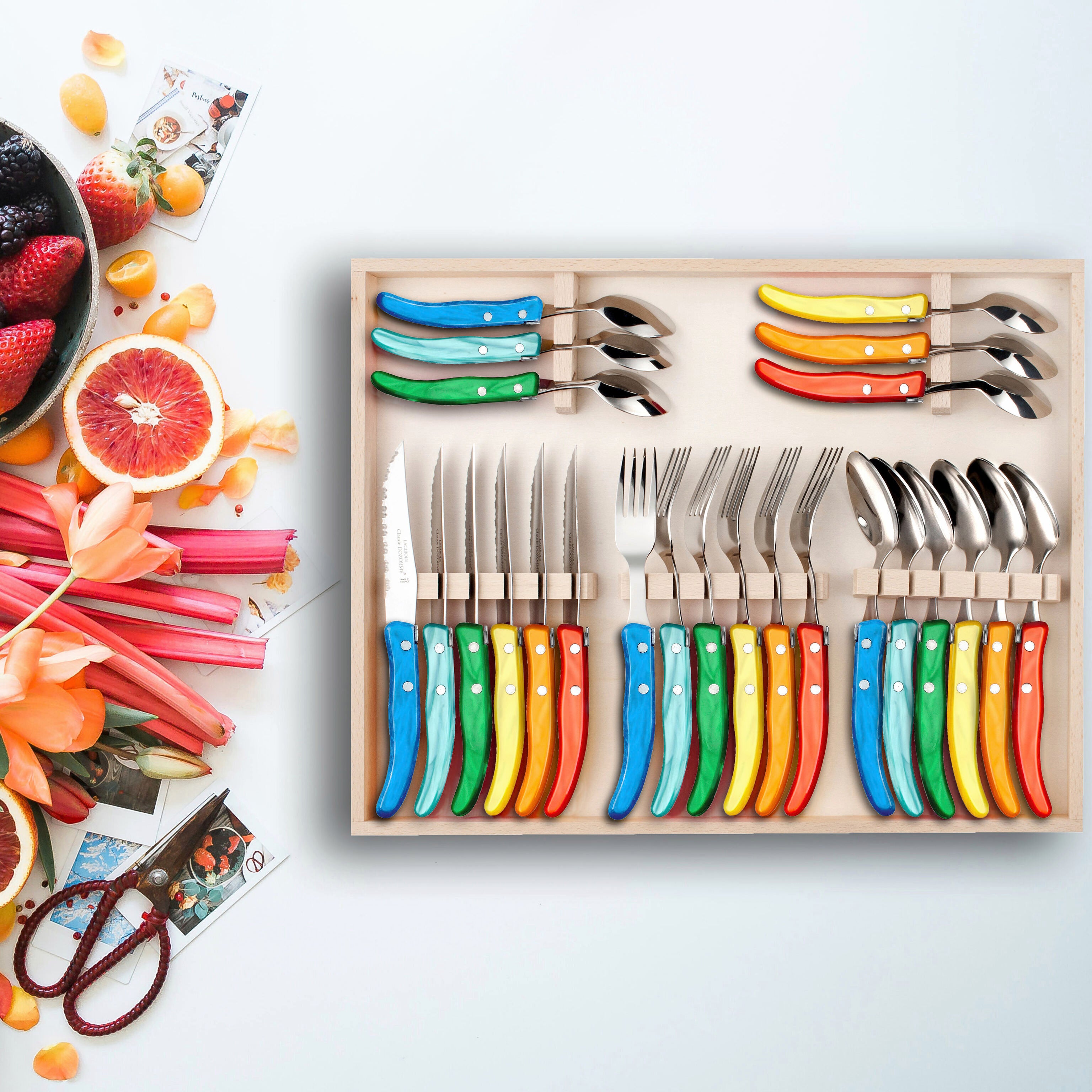Rainbow Flatware - Set of 24 – MoMA Design Store