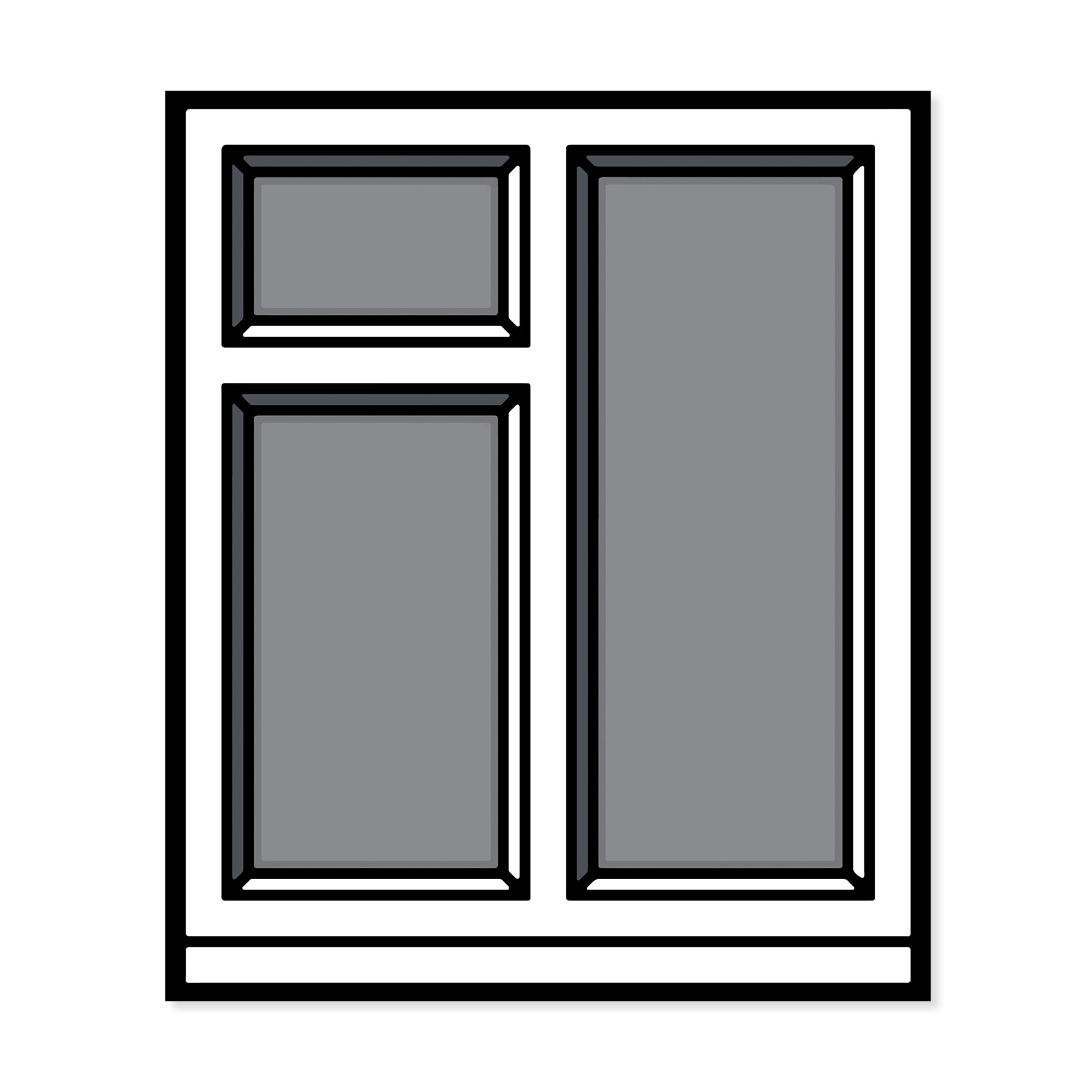 Richard Woods Window 04 Framed Print – MoMA Design Store