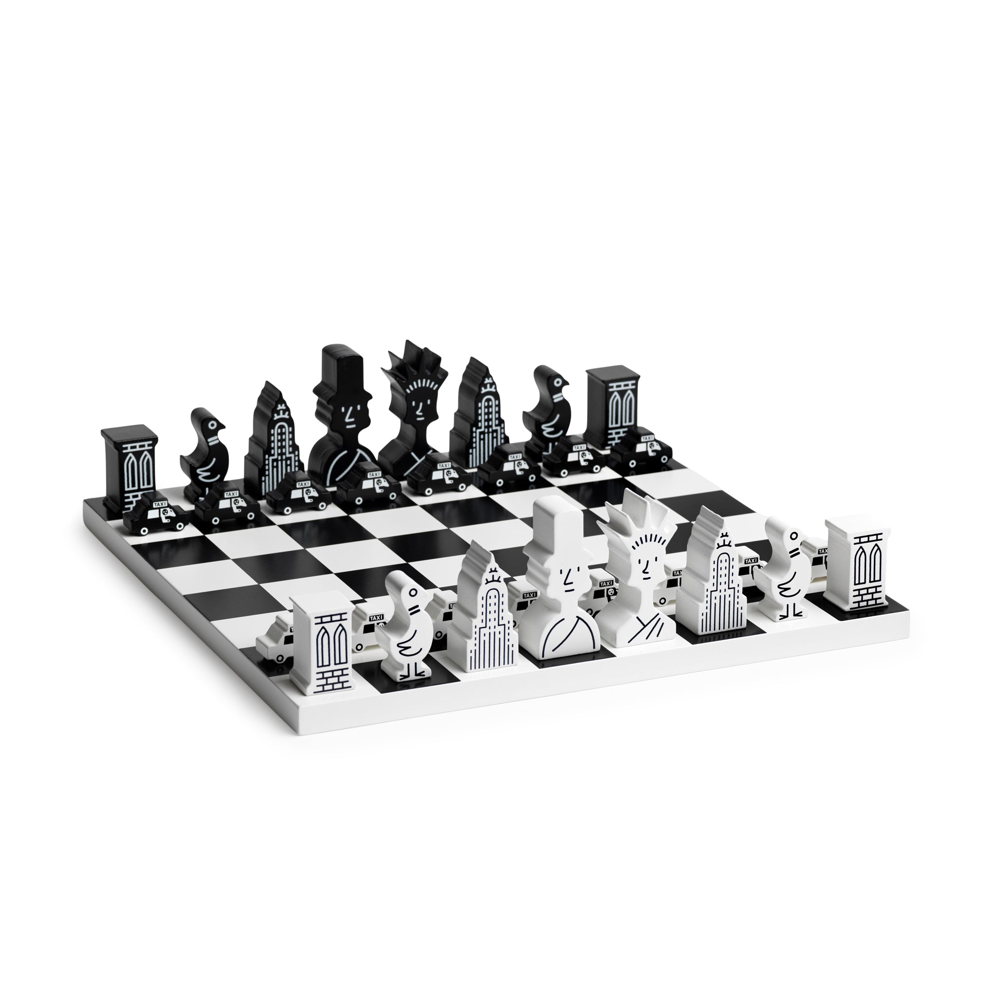 The New Yorker Magazine Chess Set – MoMA Design Store