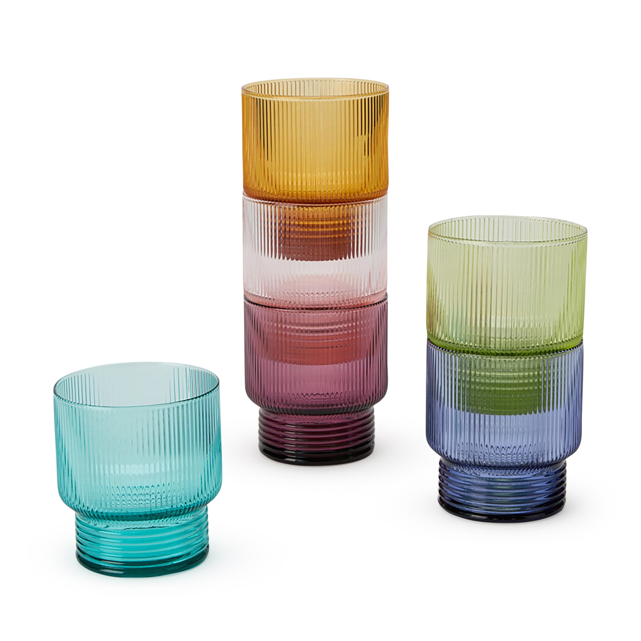 Todo Modo Stacking Glass Tumblers - Set of 6 – MoMA Design Store