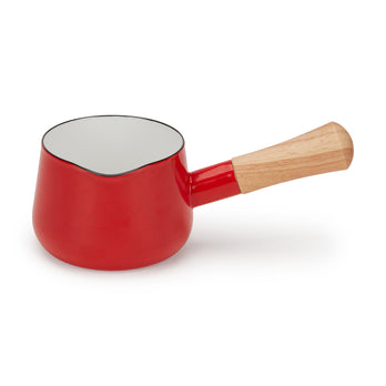 Porcelain Enamel Milk Pan - Red – MoMA Design Store
