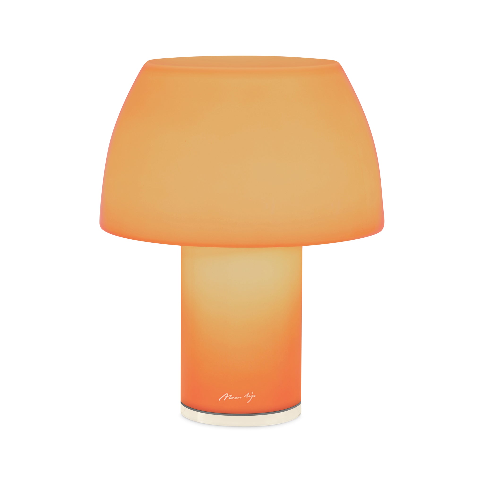 Lorosae Portable Glass Table Lamp - Orange – MoMA Design Store