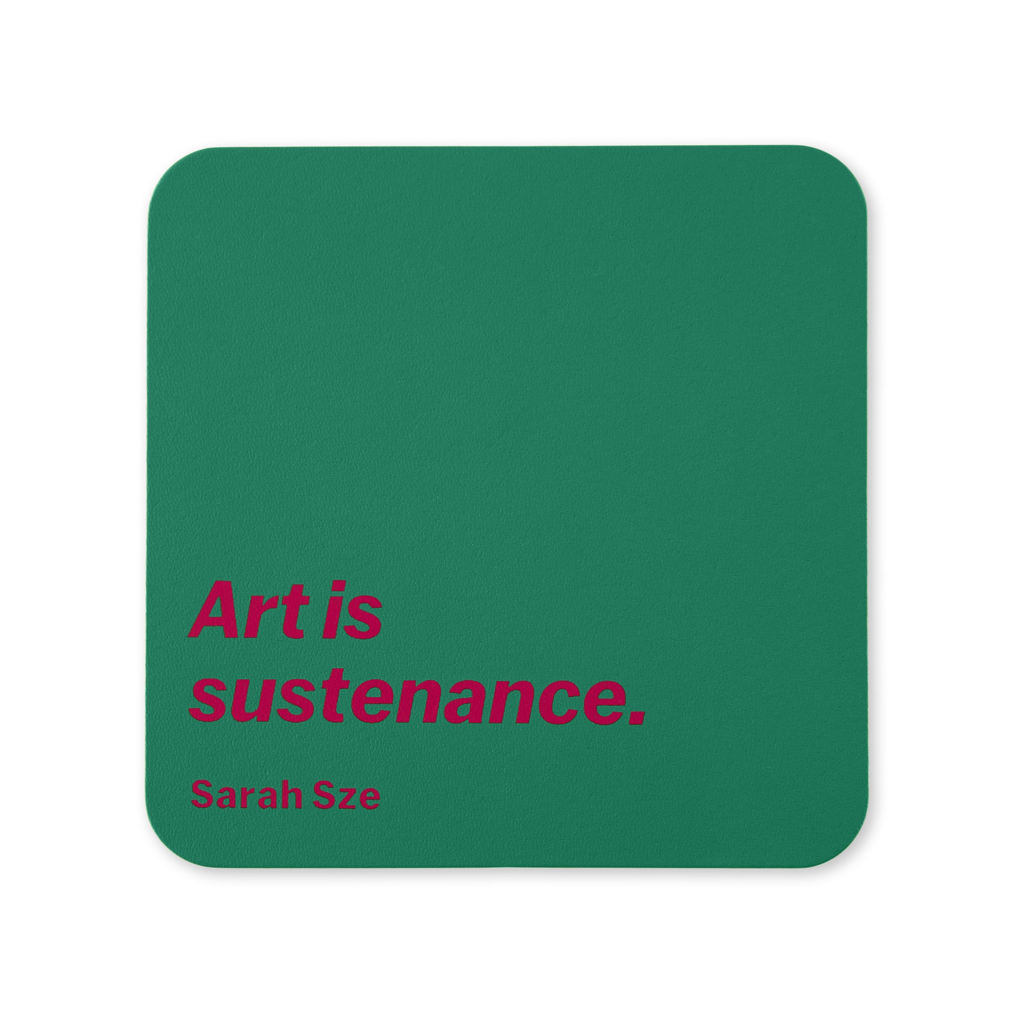 MoMA Artist Quote Coaster - Sarah Sze – MoMA Design Store