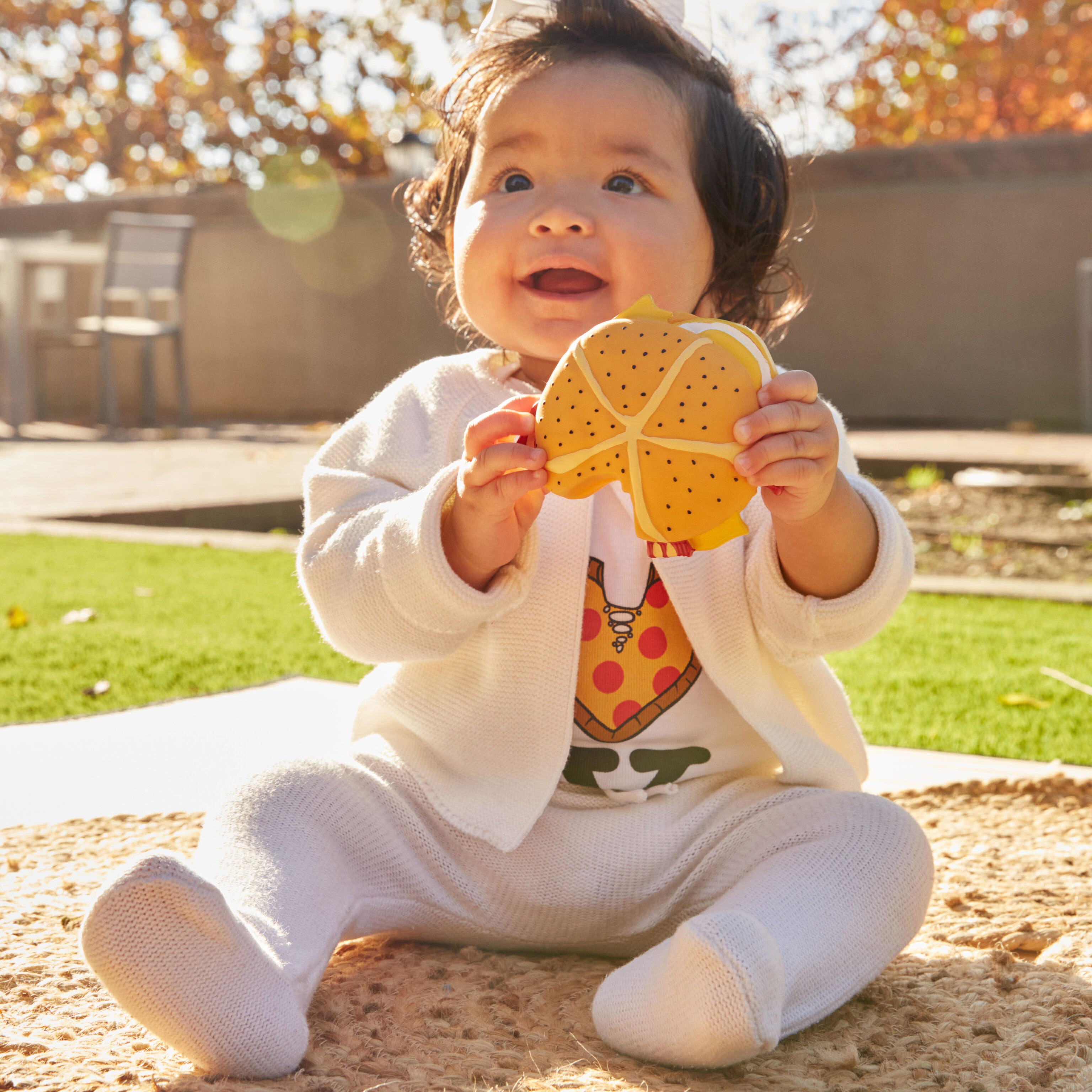NYC Food Teether Toy - Bacon Egg & Cheese – MoMA Design Store