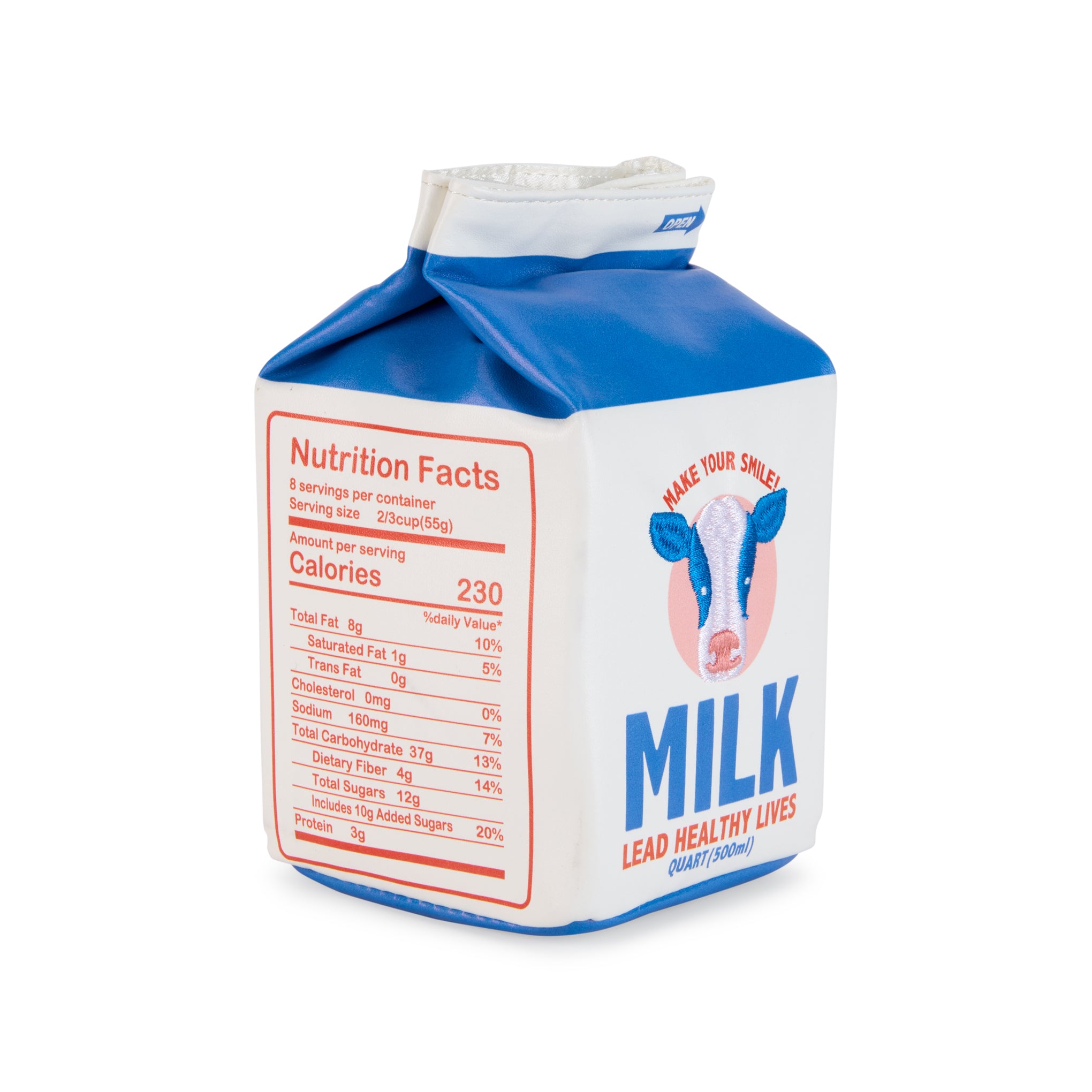 Embroidered Drink Carton Pouch - Milk – MoMA Design Store