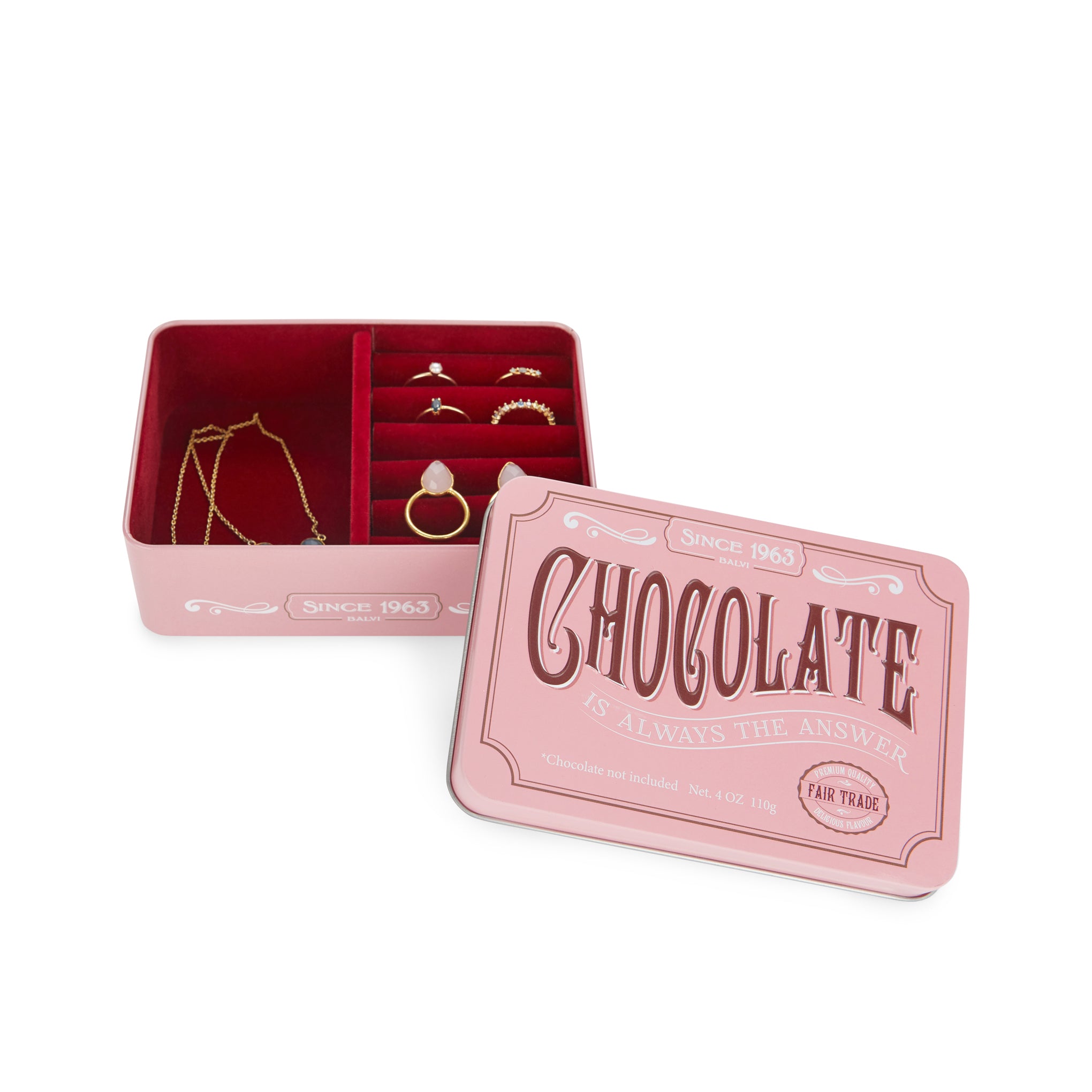 Sweets Tin Jewelry Box - Chocolate – MoMA Design Store