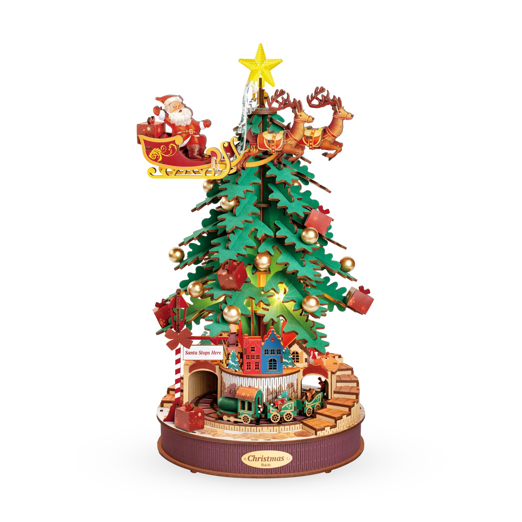 Rolife DIY Melody Christmas Melody Tree Kit – MoMA Design Store