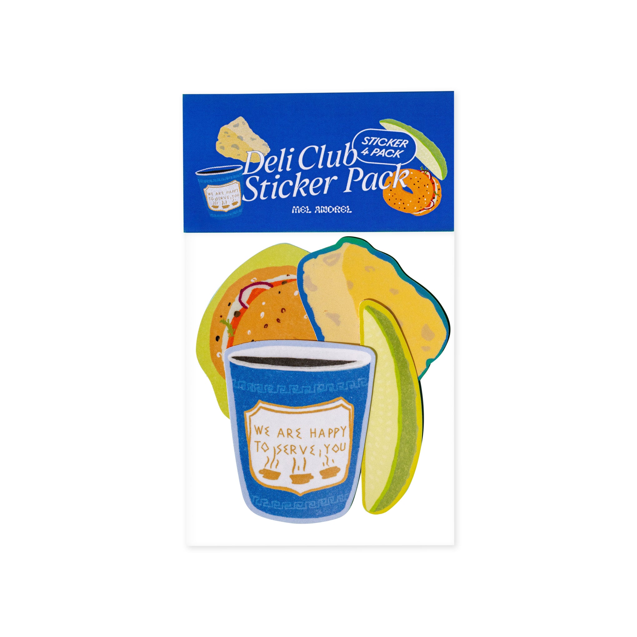 Food Sticker Pack - Set of 4 - Deli – MoMA Design Store