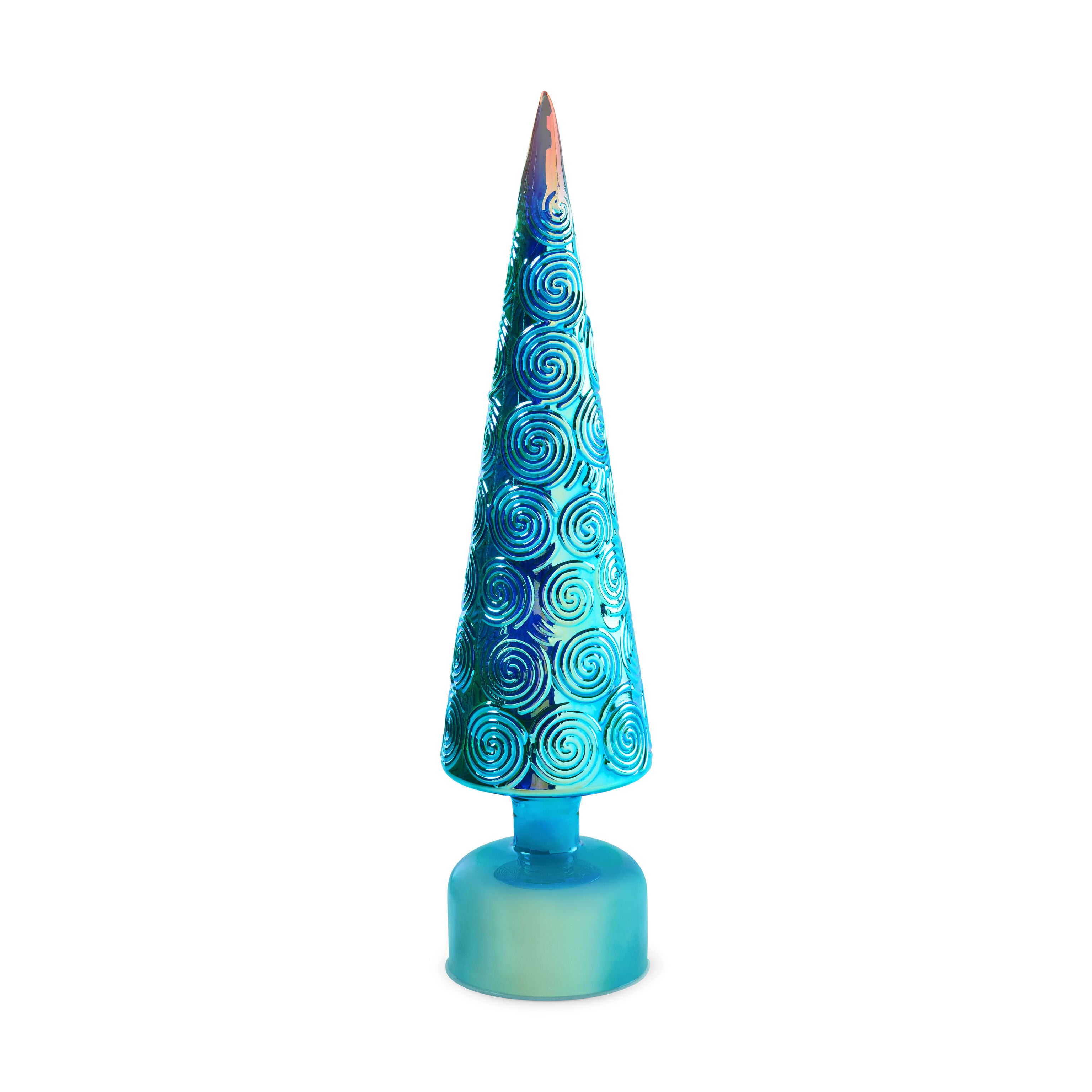 LED Lighted Starry Night Spinning Glass Tree – MoMA Design Store