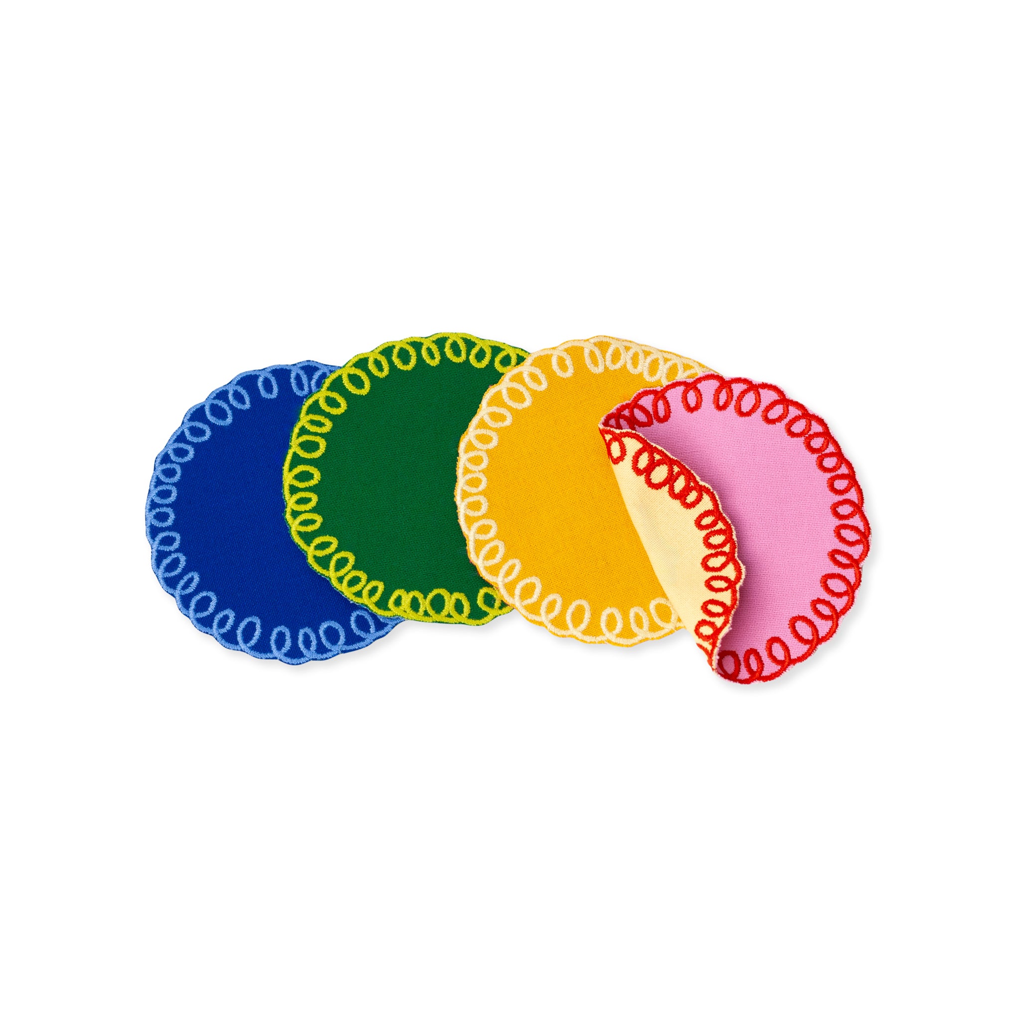 Areaware Doodle Lace Cotton Coasters - Set of 4 – MoMA Design Store