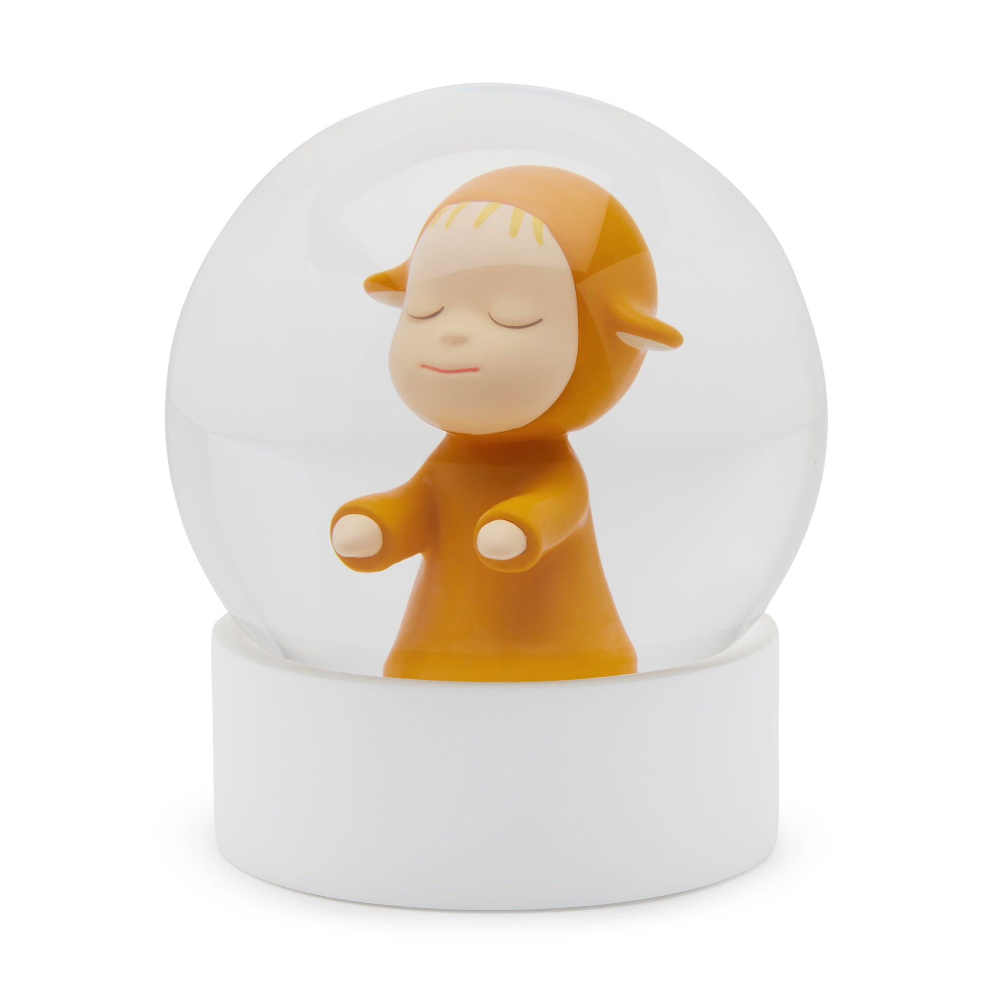 Yoshitomo Nara Little Wanderer Snow Globe - Yellow – MoMA Design Store