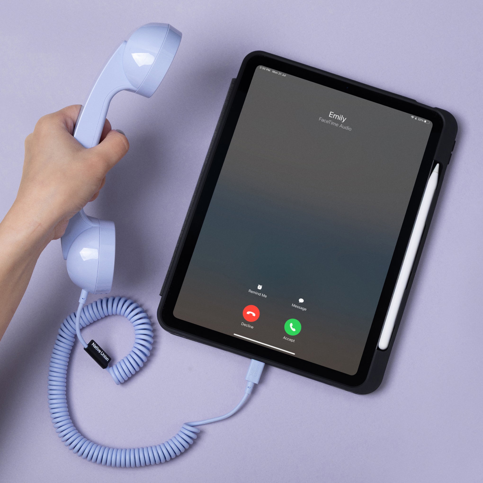 Native Union Retro Pop Phone for Smartphone - Azur – MoMA Design Store