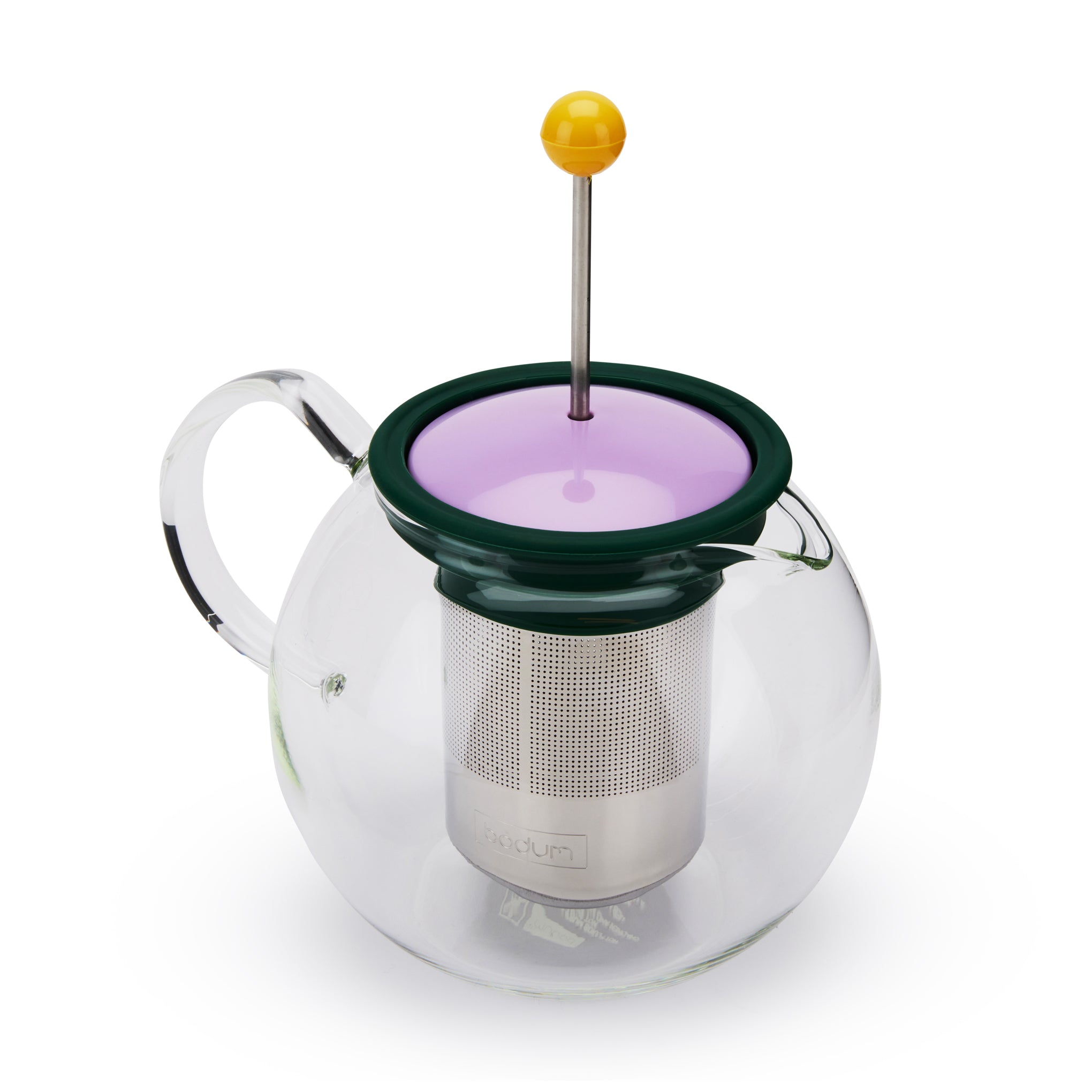 Bodum Assam Brew Teapot - Yellow/ Lilac – MoMA Design Store