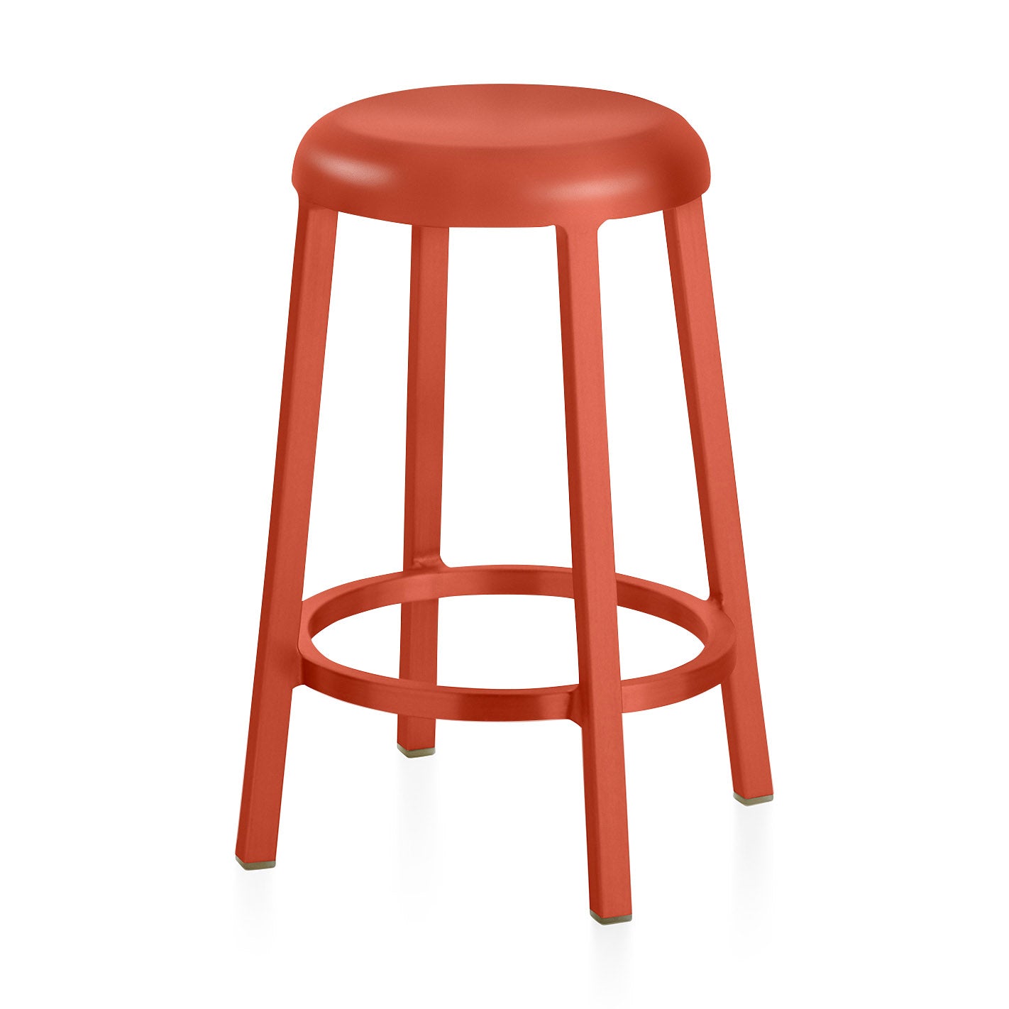 Emeco Za Stool - Coral Orange – MoMA Design Store