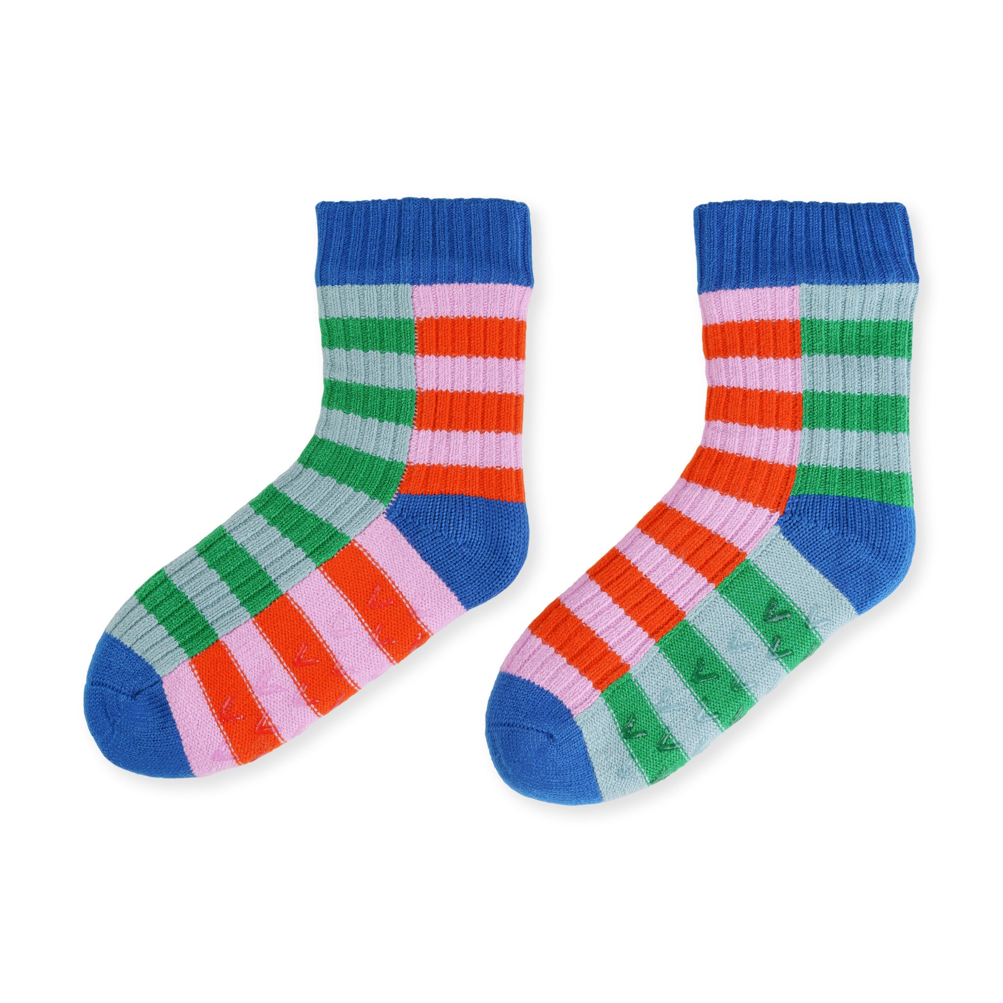 Verloop Knit House Socks - Super Stripe Cobalt – MoMA Design Store