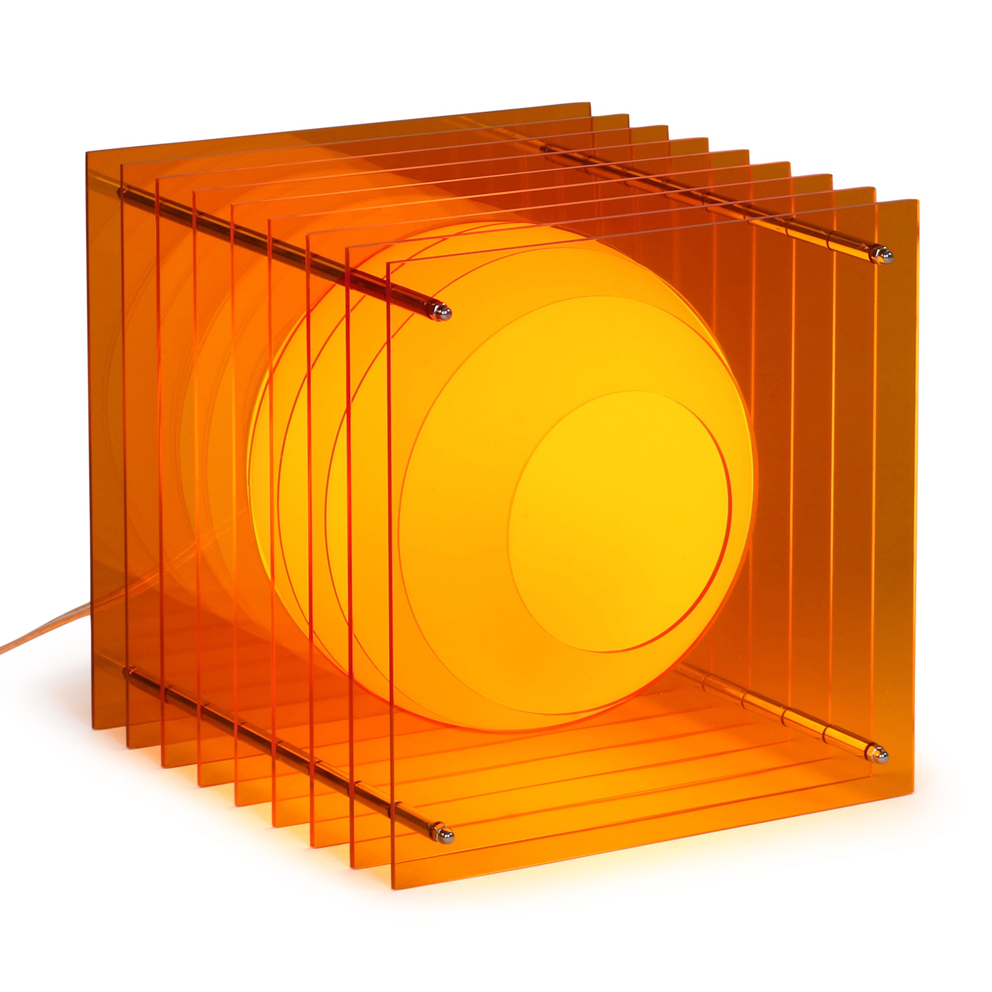 Lớp Layers Table Lamp - Orange – MoMA Design Store