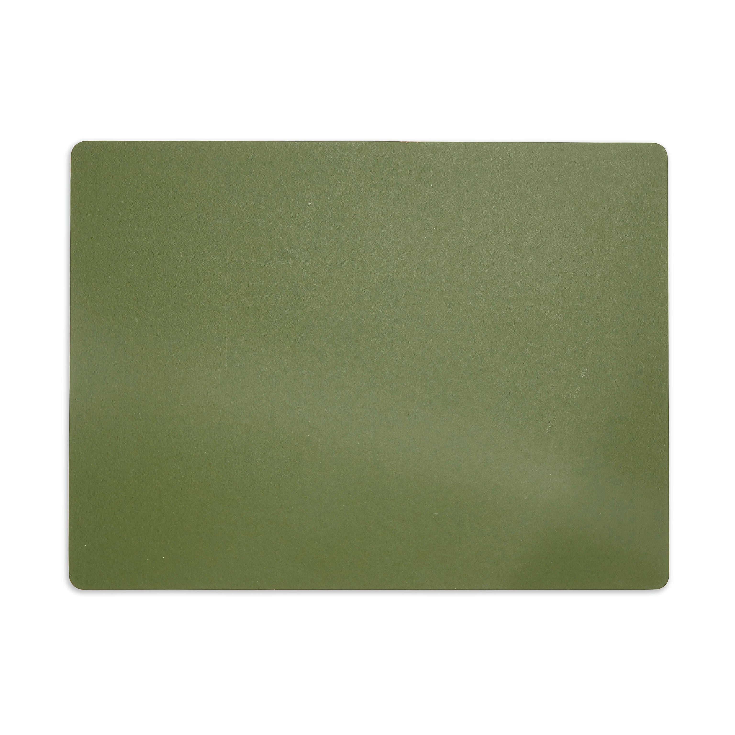 Dual-Sided Recycled Leather Placemat - Green/ Black – MoMA Design Store