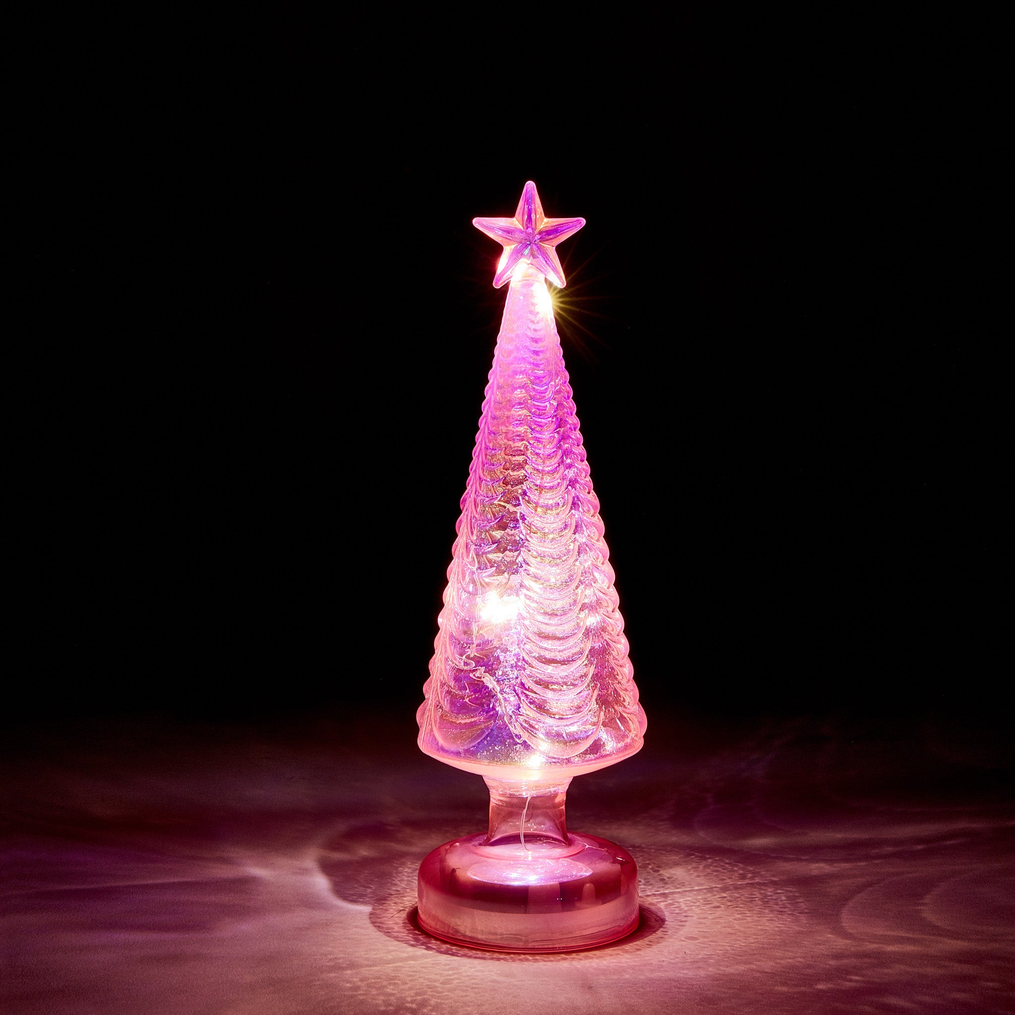 MoMA LED Glass Lighted Tree- Large - Pink – MoMA Design Store
