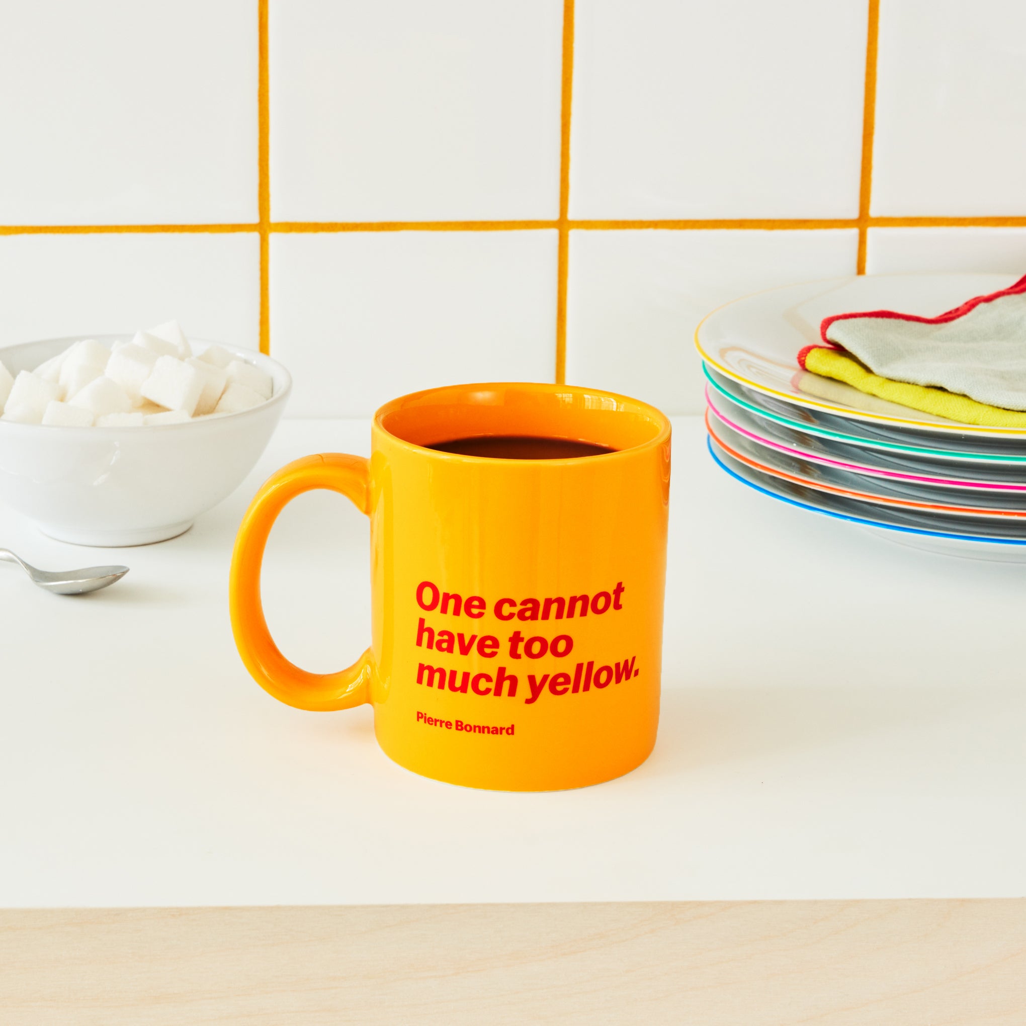 Artist Quote Ceramic Mug - Yellow – MoMA Design Store
