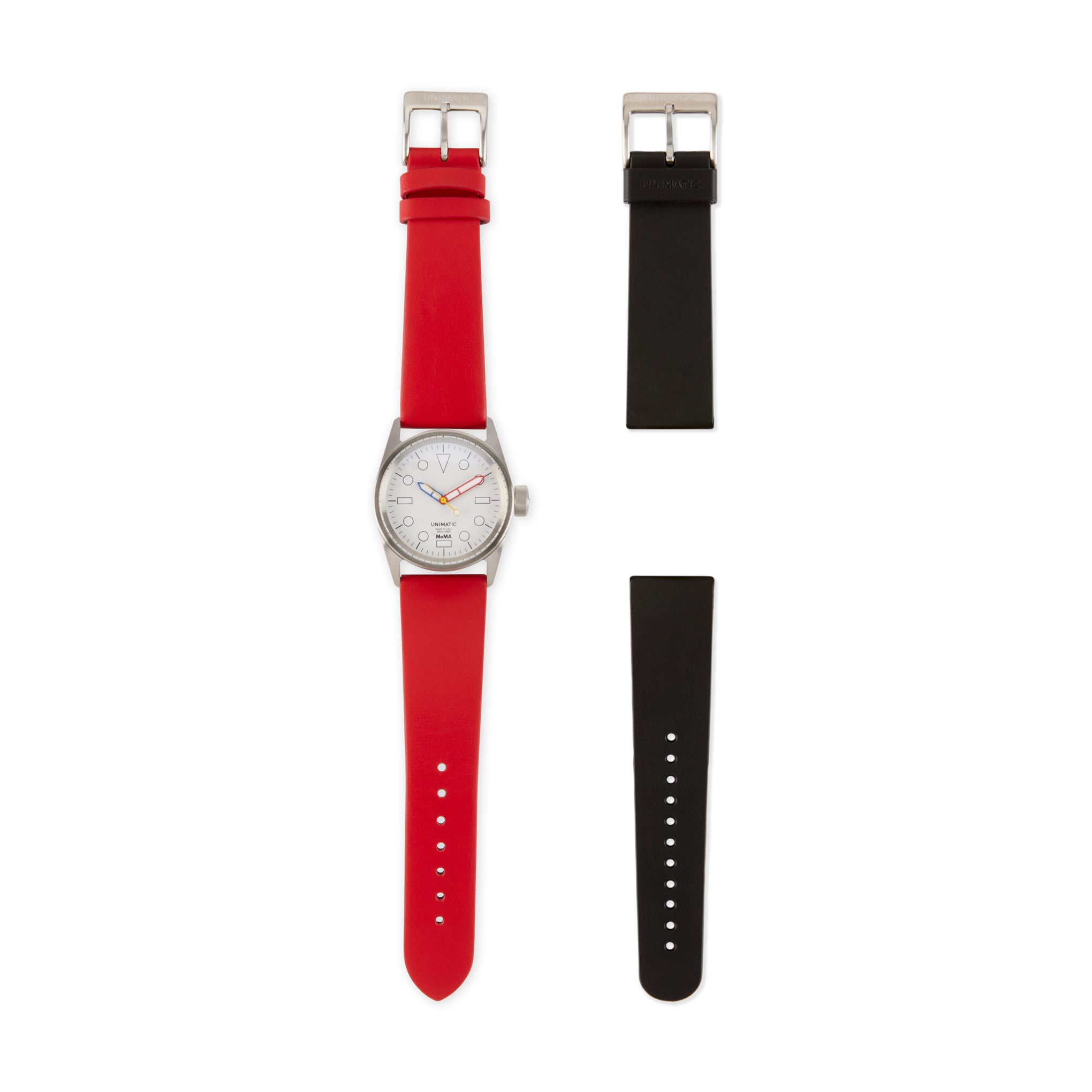 MoMA Unimatic De Stijl Modello Cinque Watch - Red – MoMA Design Store