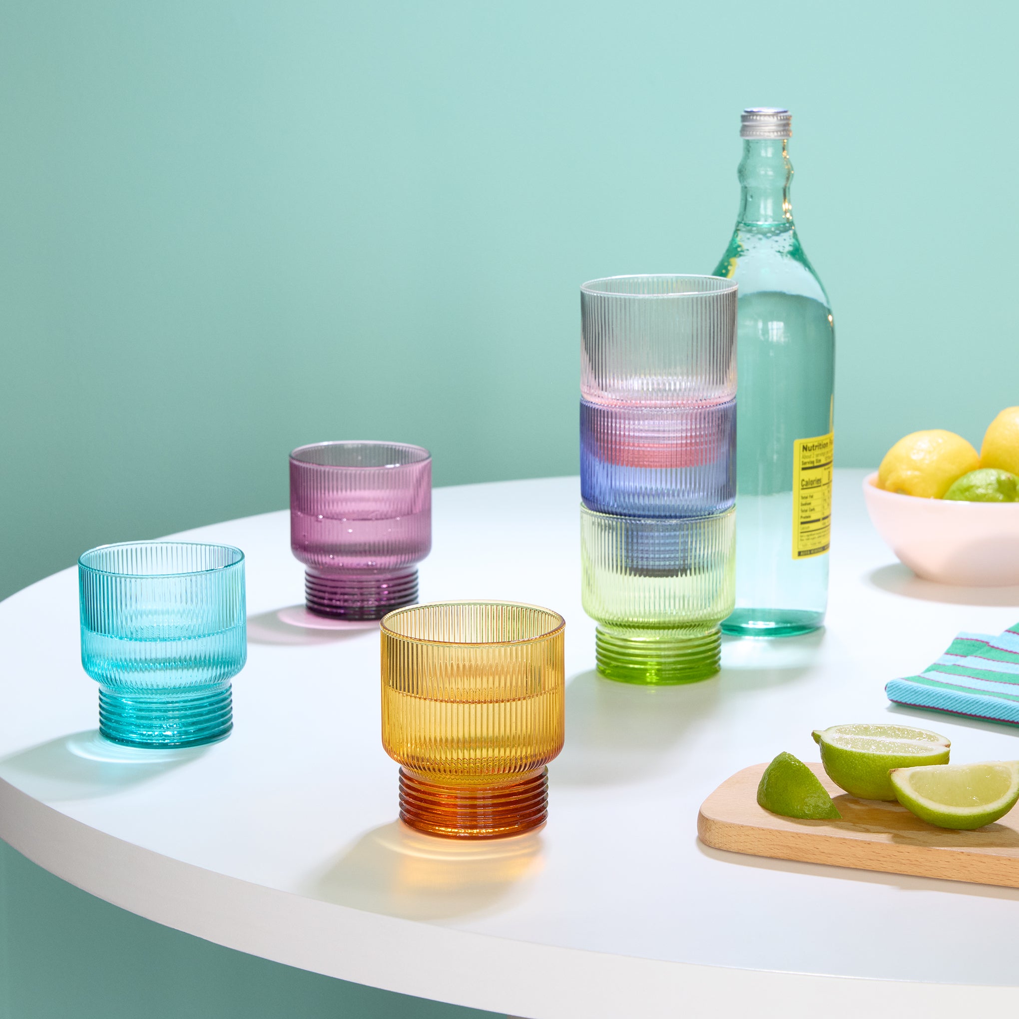 Todo Modo Stacking Glass Tumblers - Set of 6 – MoMA Design Store
