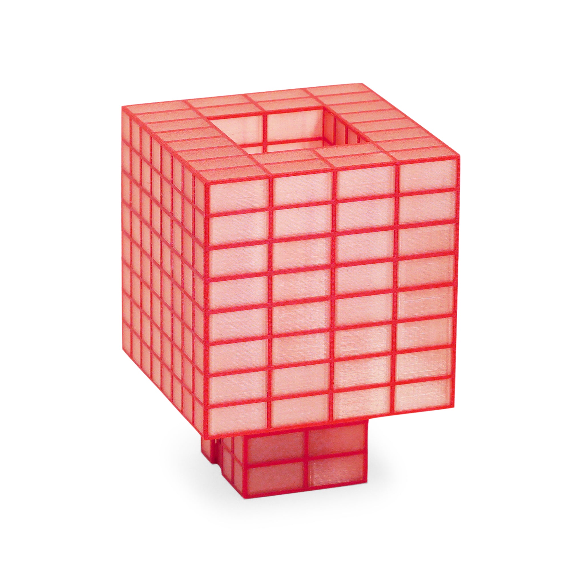 Tesser Portable Lamp - Pink/ Red – MoMA Design Store