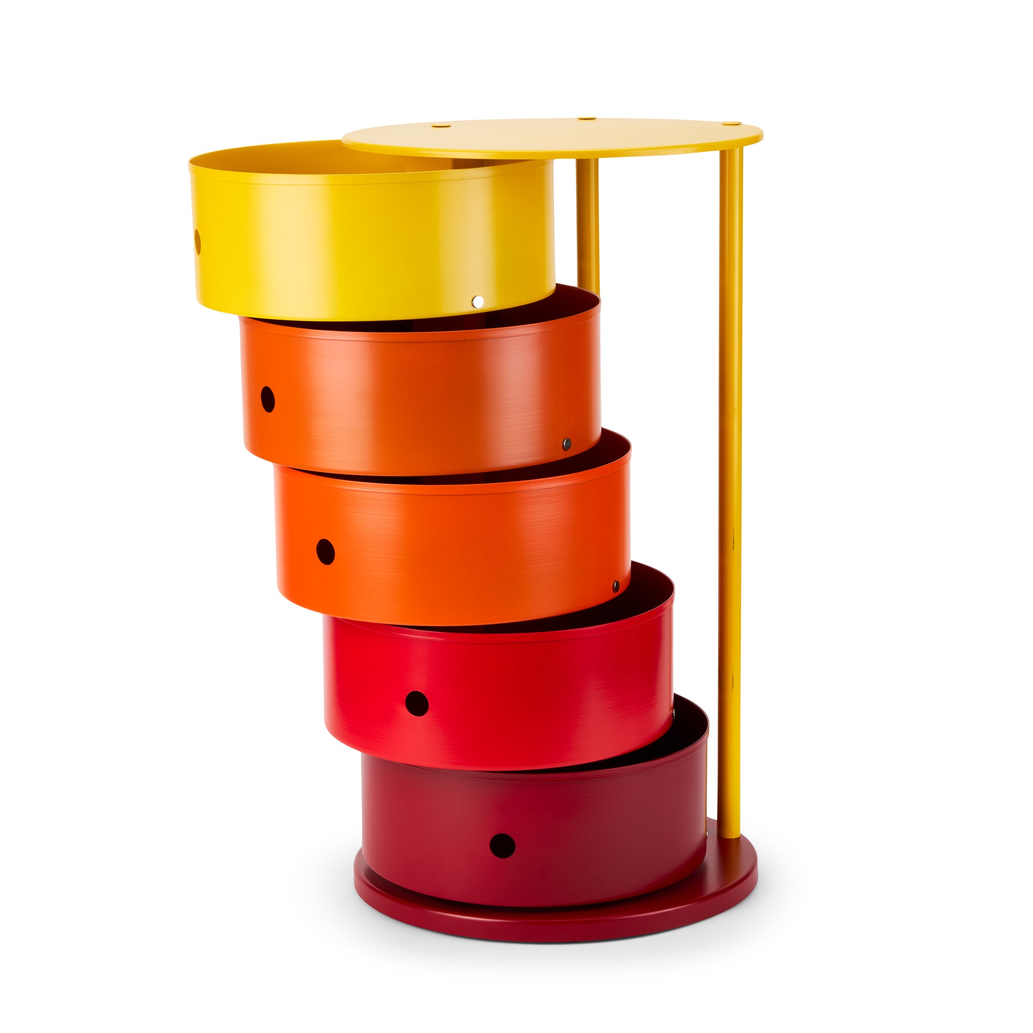 5-Drawer Round Pivot Cabinet – MoMA Design Store