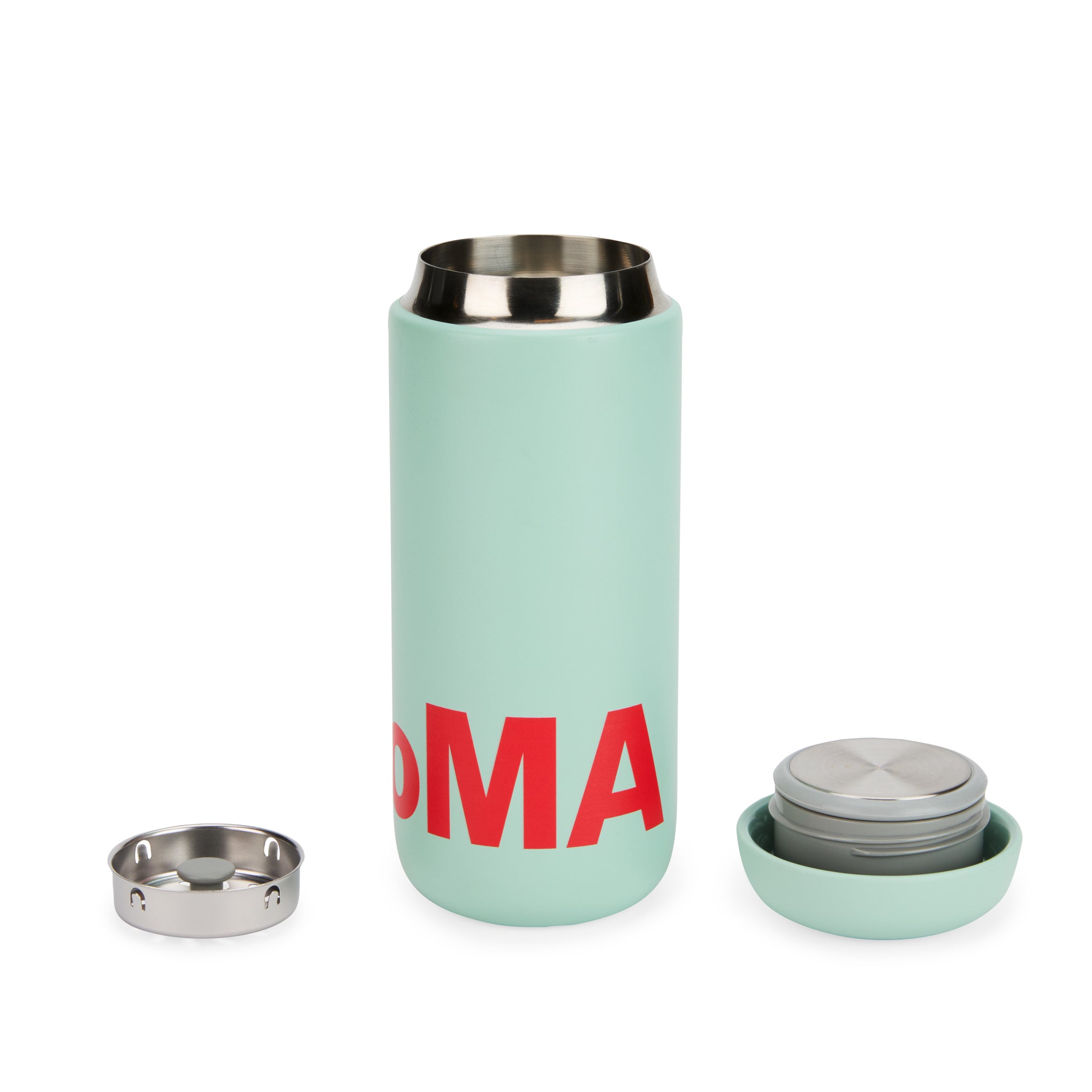 Colorful MoMA Insulated Travel Mug - Mint/ Red – MoMA Design Store